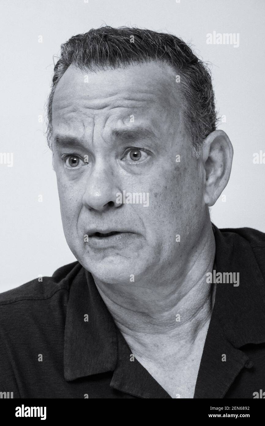Tom Hanks at the Hollywood Foreign Press Association press conference ...