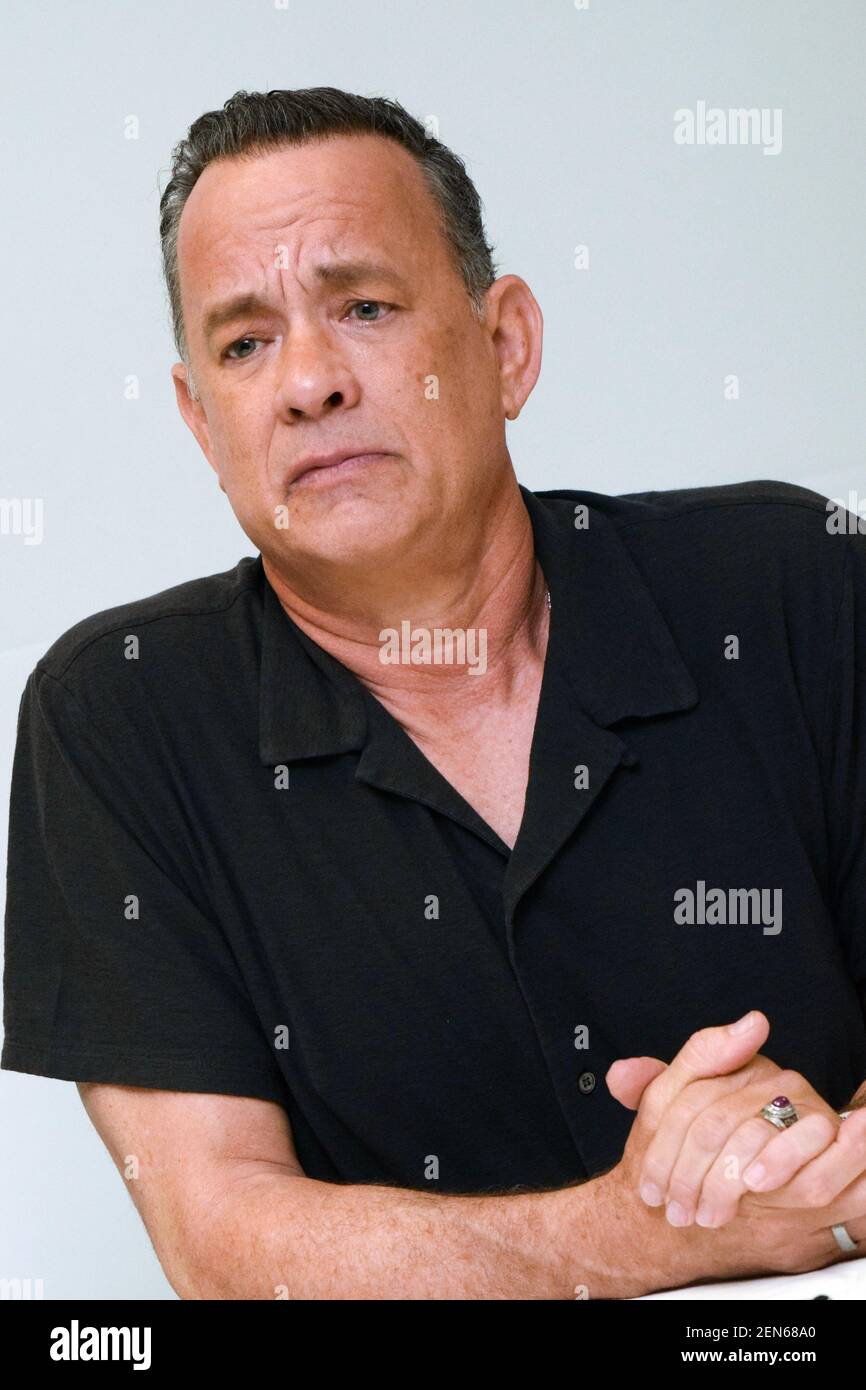 Tom Hanks at the Hollywood Foreign Press Association press conference ...