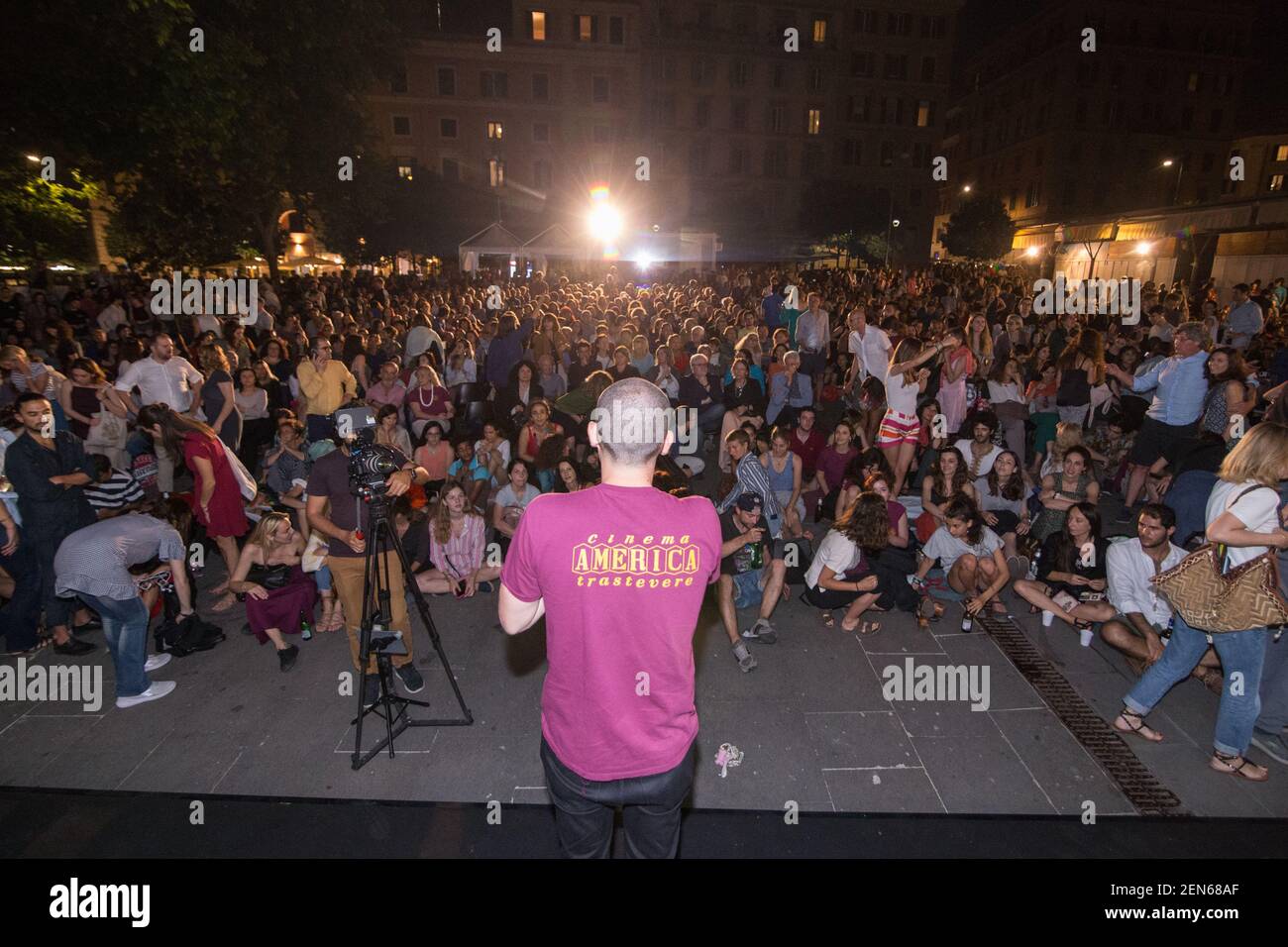 Valerio Carocci, leader of Piccolo America Association British actor ...