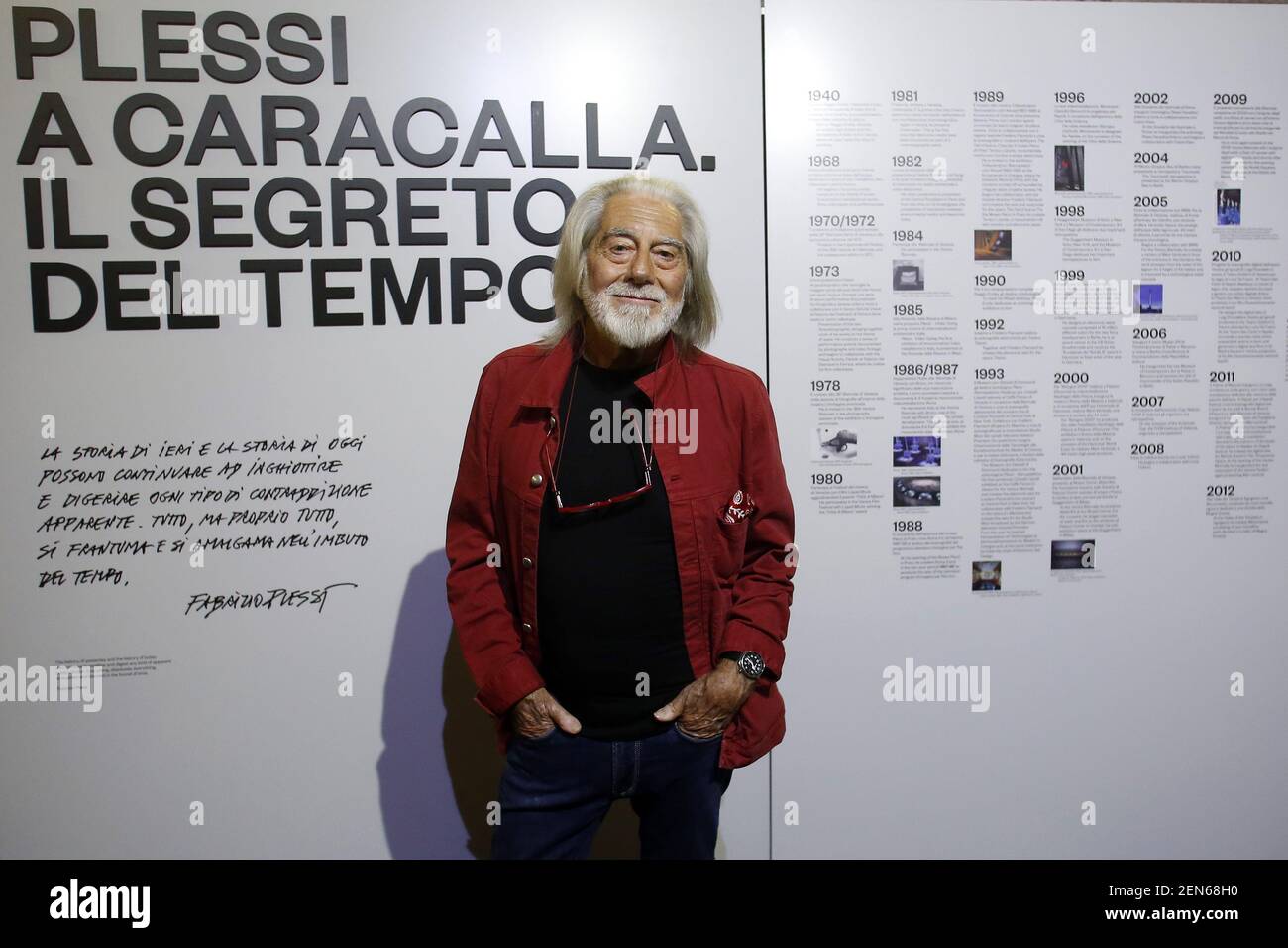 Fabrizio Plessi Rome June 17th 2019. Exhibition of the artist Fabrizio ...