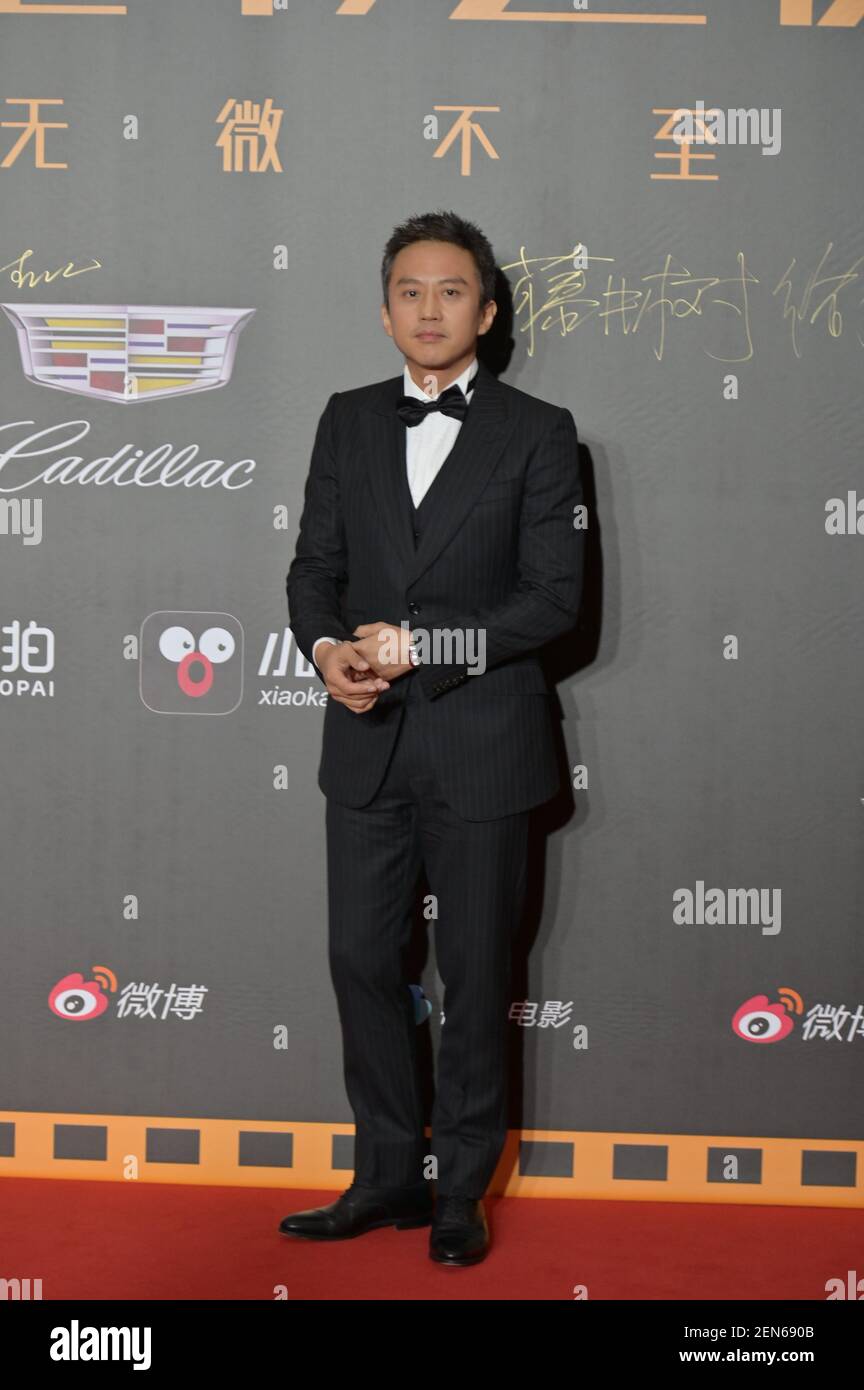 Chinese actor Deng Chao arrives on the red carpet for 2019 Sina Weibo ...