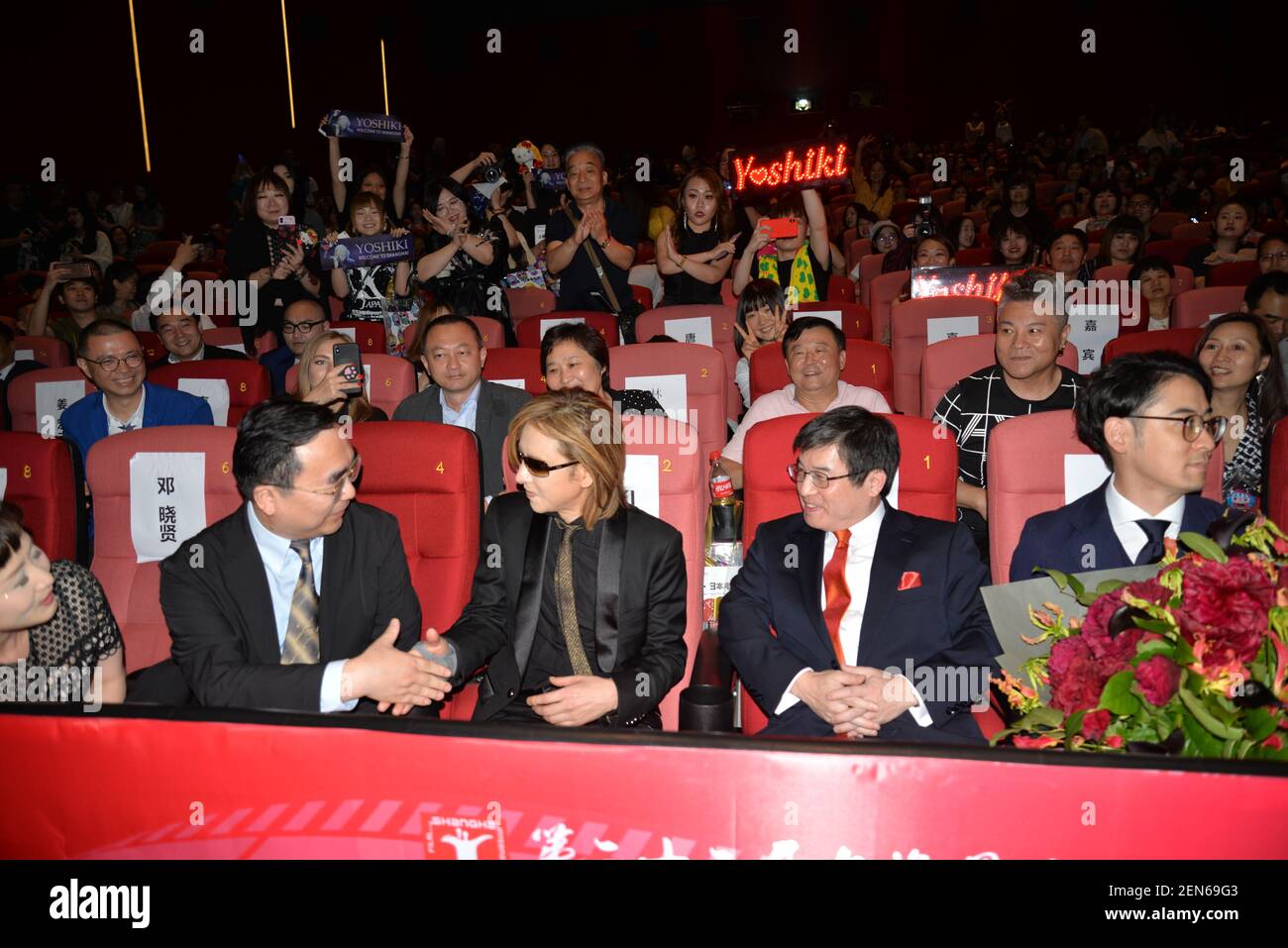Yoshiki Hayashi, better known by his stage name Yoshiki, of Japanese ...