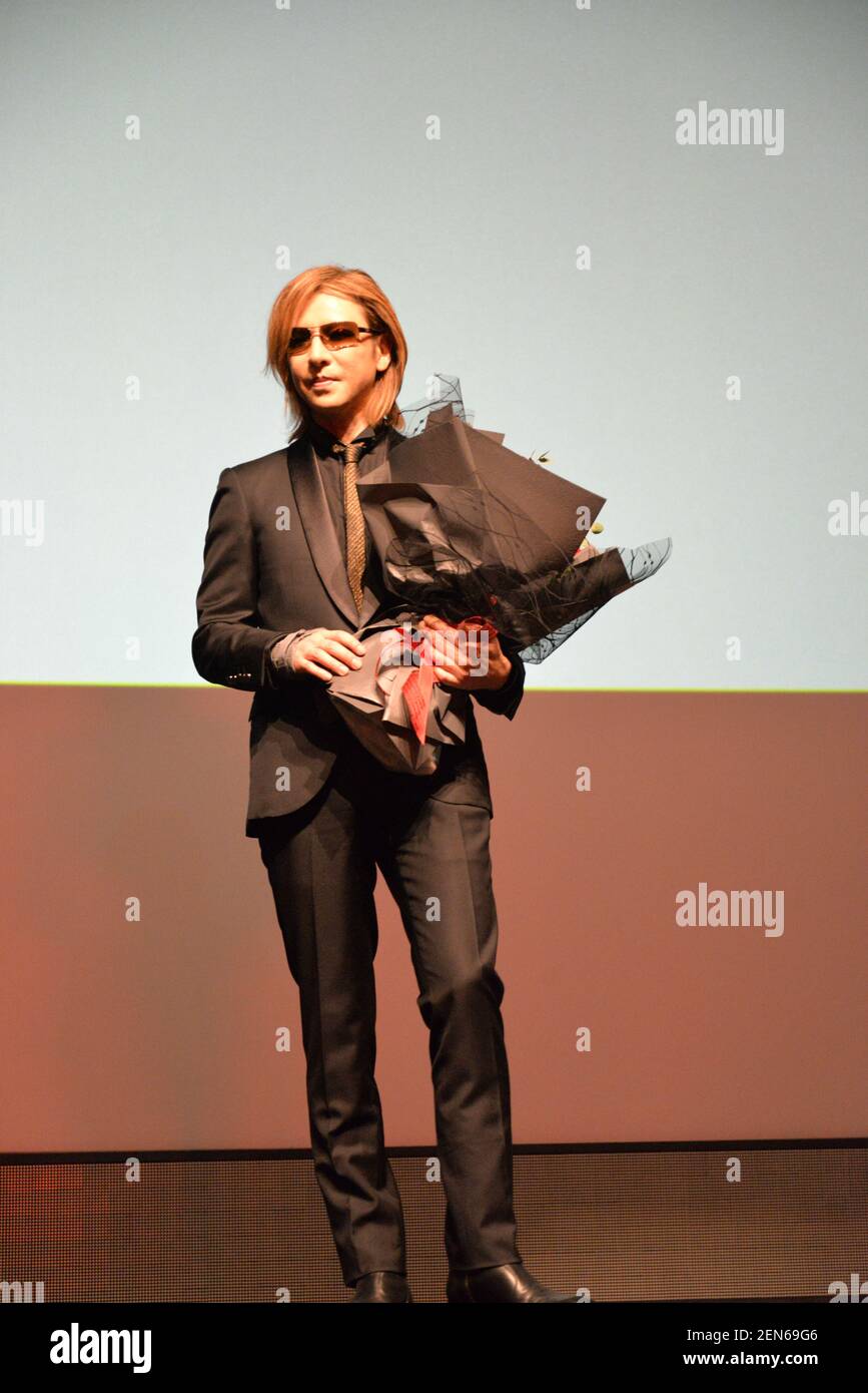 Yoshiki Hayashi, better known by his stage name Yoshiki, of Japanese ...