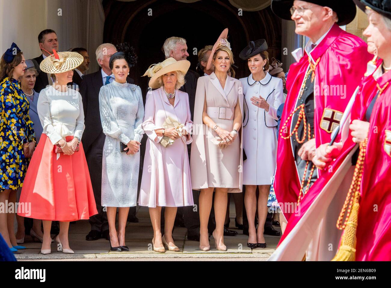 Sophie Countess of Wessex, Queen Letizia of Spain, Camilla Duchess of ...