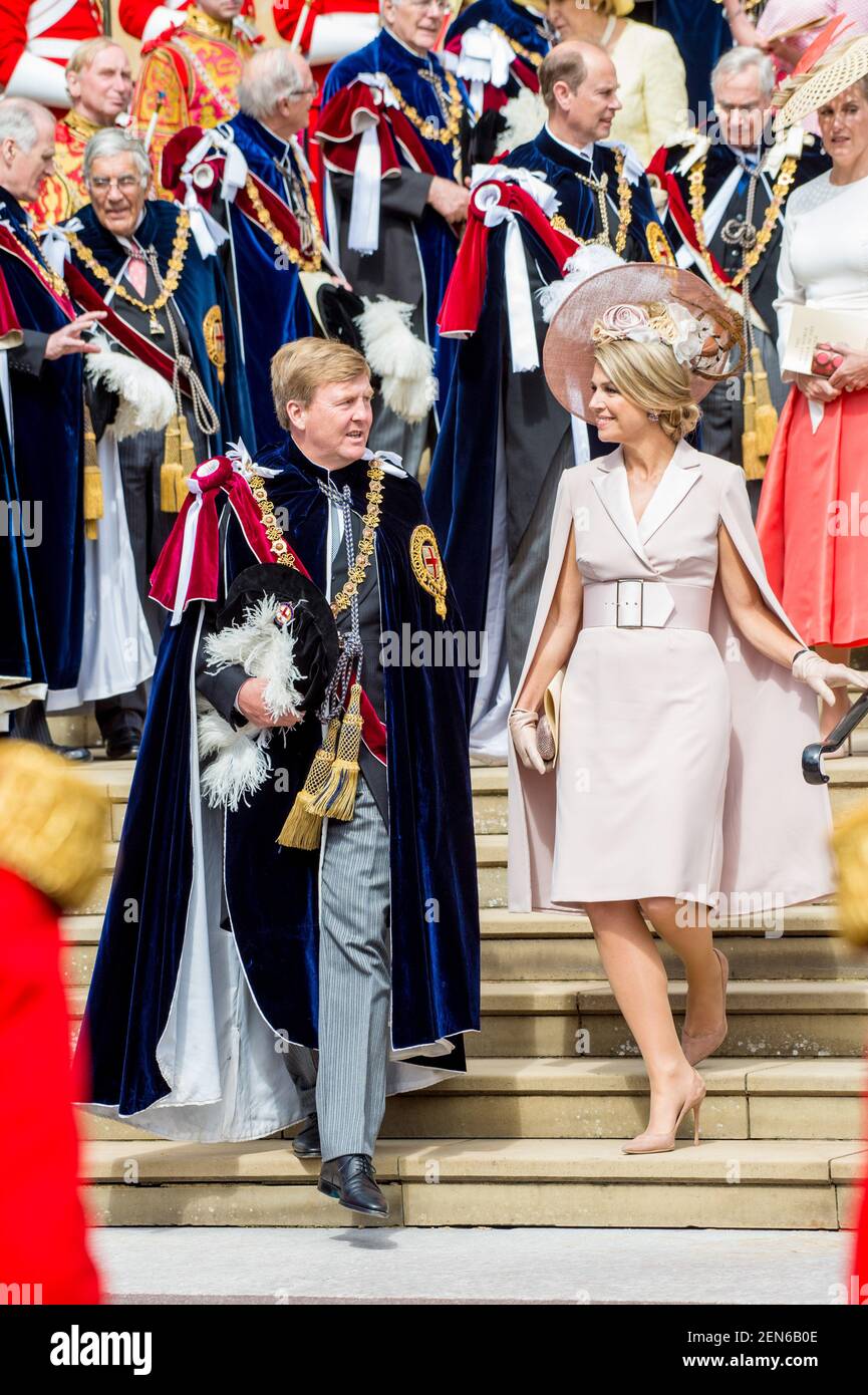 King Willem-Alexander and Queen Maxima of the Netherlands during Order ...