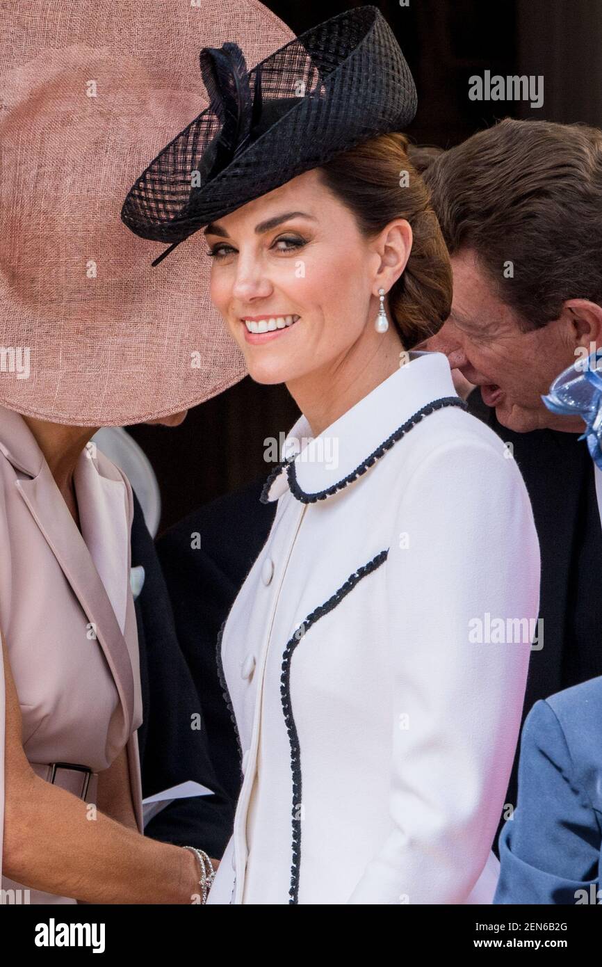 Catherine Duchess of Cambridge during Order of the Garter service, a ...