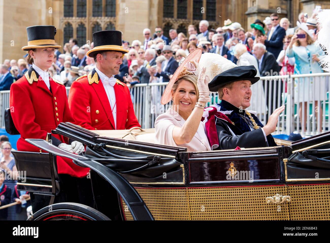 King Willem-Alexander and Queen Maxima of the Netherlands during Order ...