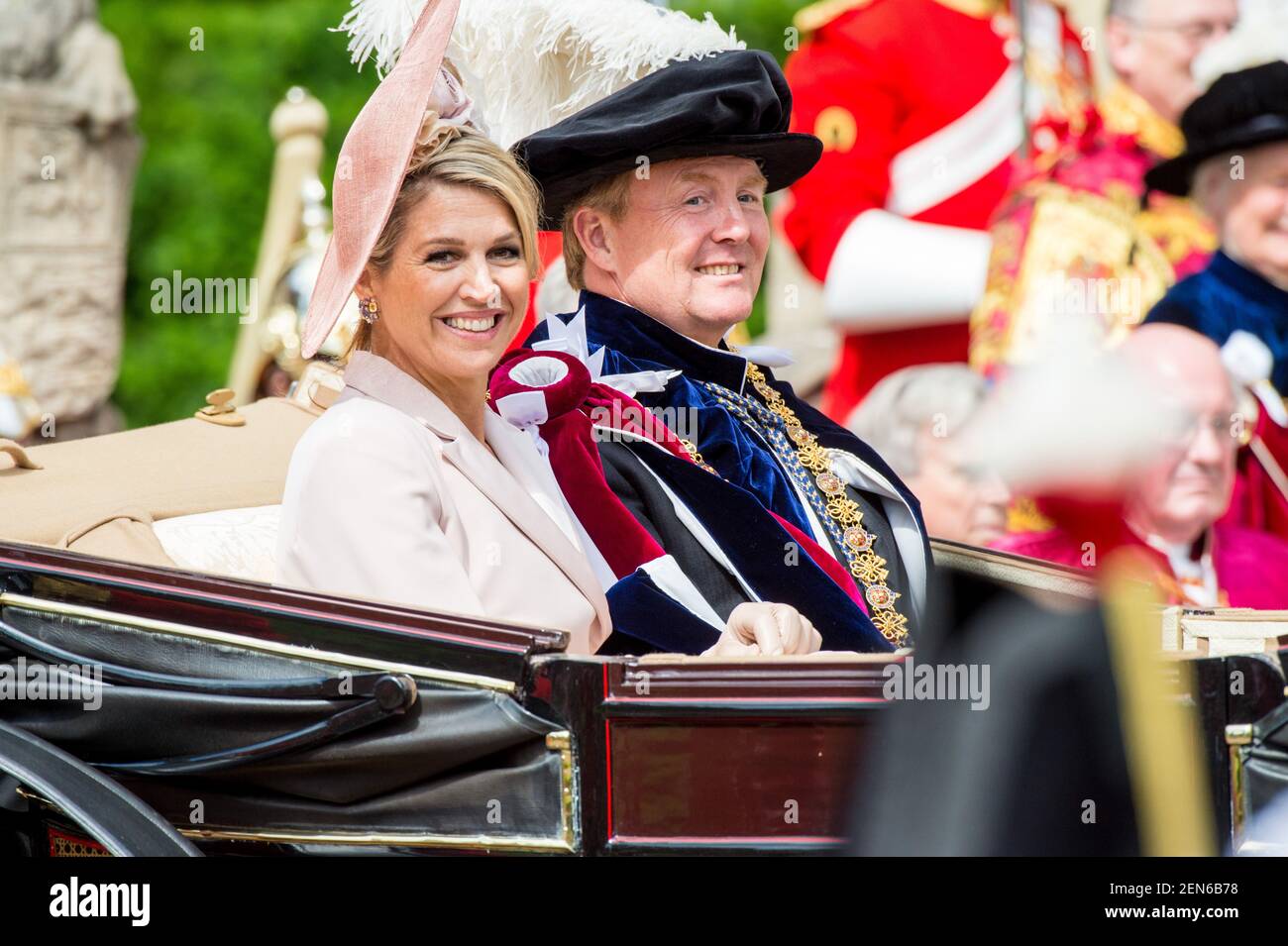 King Willem-Alexander and Queen Maxima of the Netherlands during Order ...