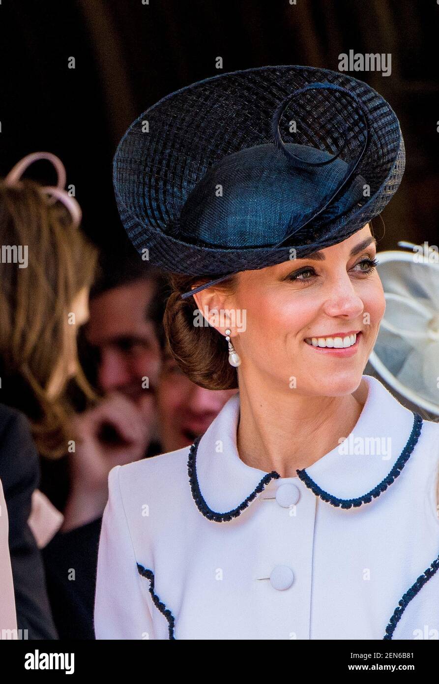 Catherine Duchess of Cambridge during Order of the Garter service, a ...