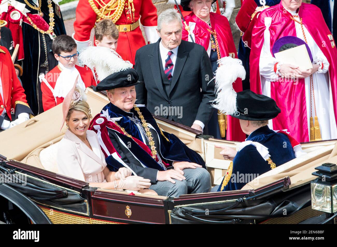 King Willem-Alexander and Queen Maxima of the Netherlands during Order ...