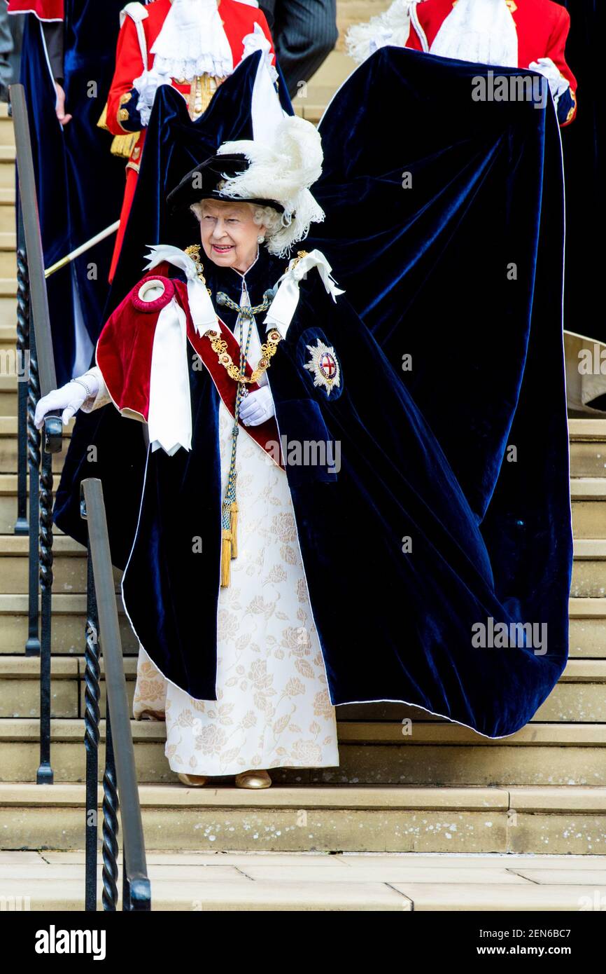 during Order of the Garter service, a service for the Most Noble Order ...