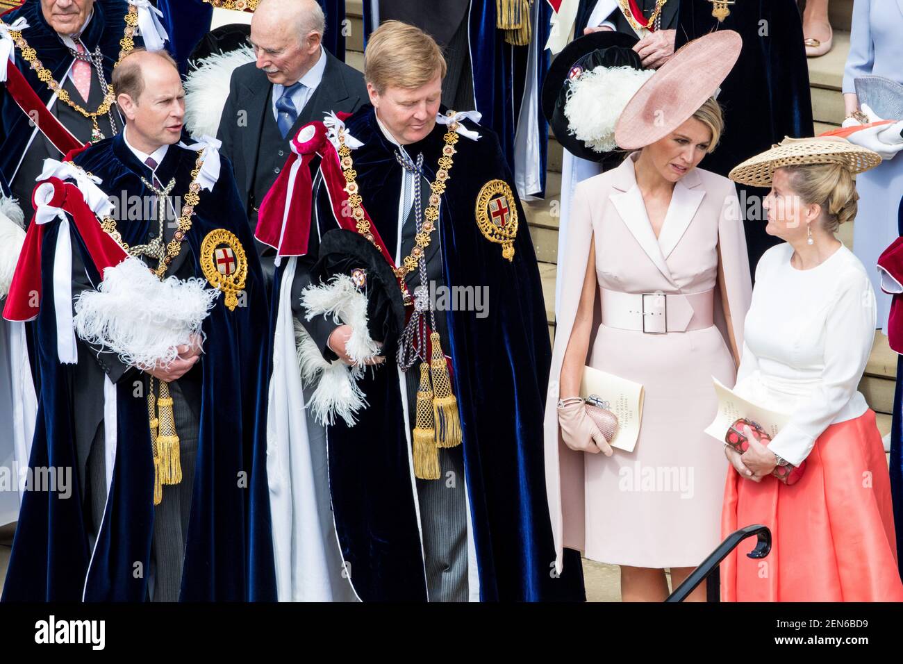 King Willem-Alexander and Queen Maxima of the Netherlands during Order ...