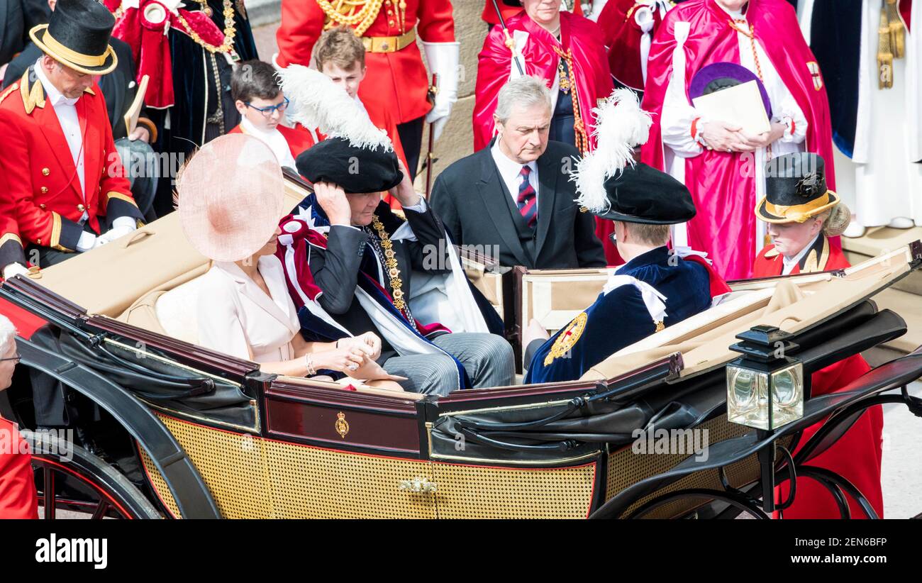 King Willem-Alexander and Queen Maxima of the Netherlands during Order ...