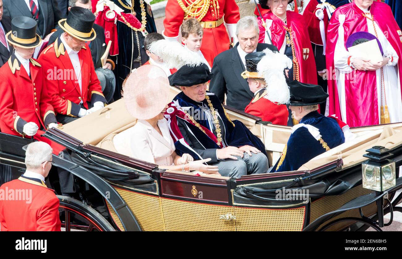 King Willem-Alexander and Queen Maxima of the Netherlands during Order ...
