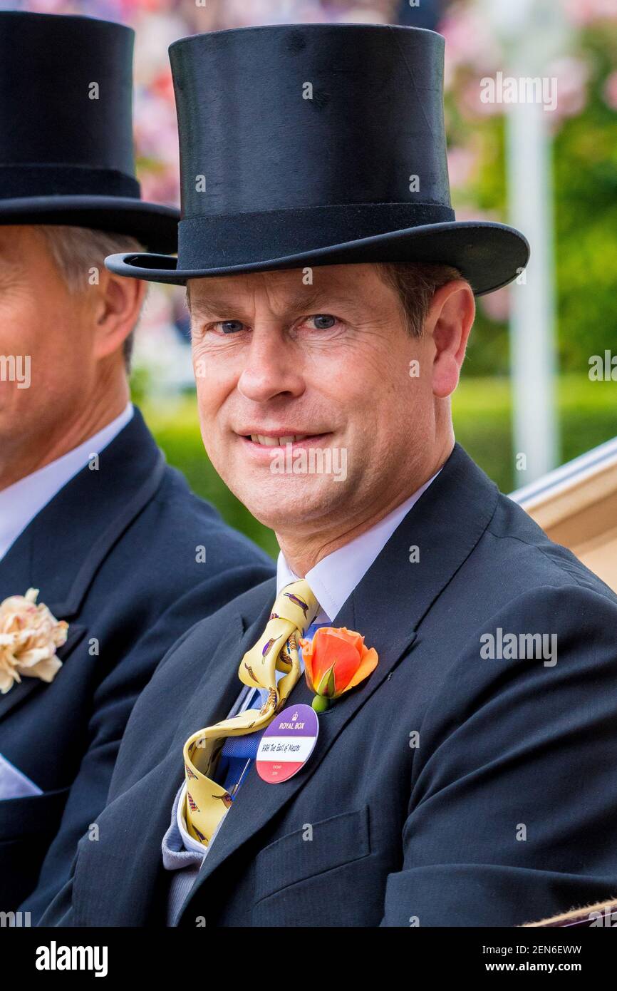 Prince Edward during day one of Royal Ascot at Ascot Racecourse. (Photo ...