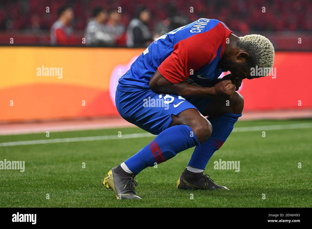 Brazilian football player Fernandinho Henrique of Chongqing SWM F.C ...