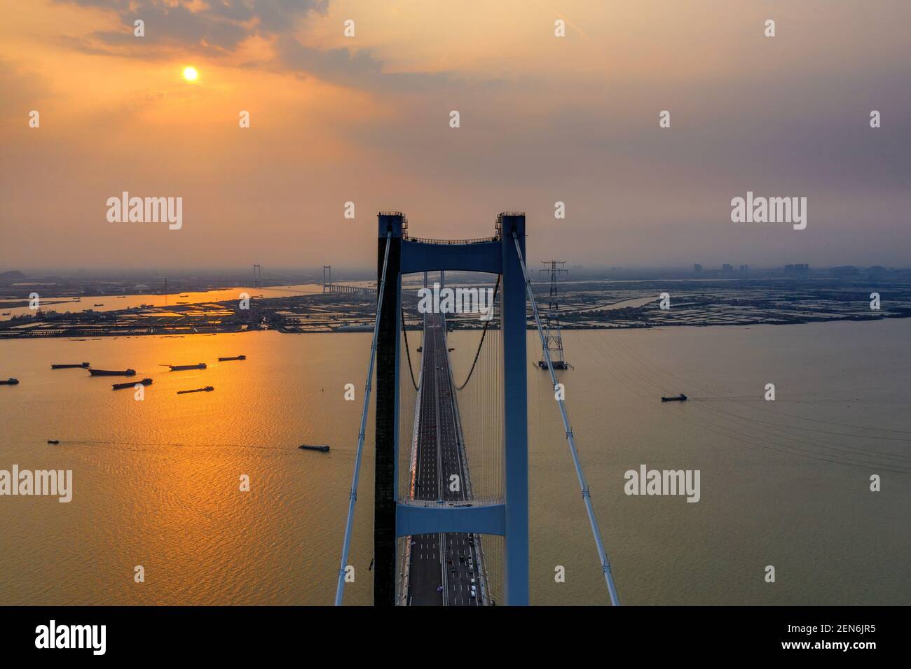 The Nansha Bridge, previously known as Second Humen Bridge, is under ...