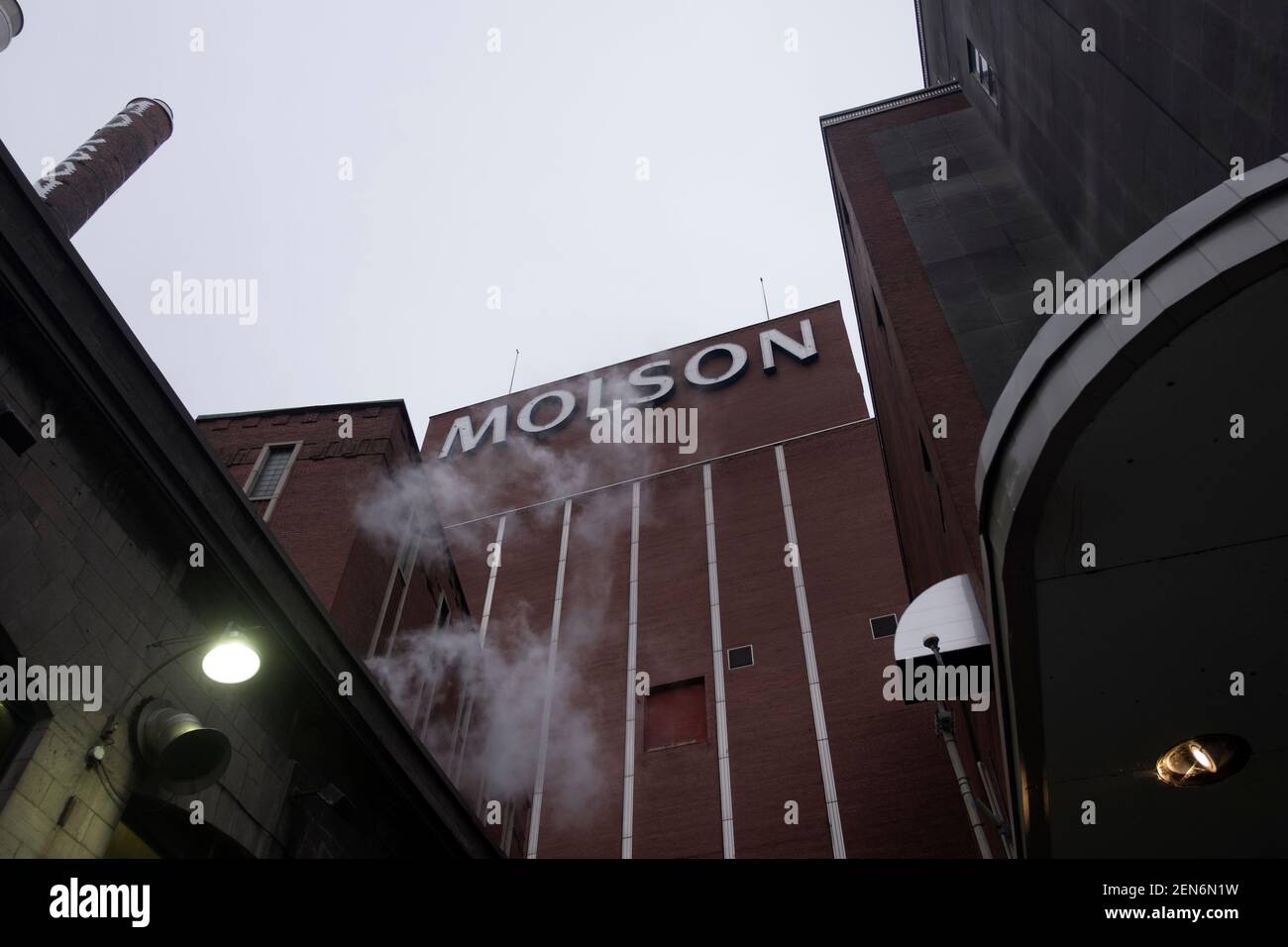 Molson Brewery in Montreal, Canada Stock Photo - Alamy