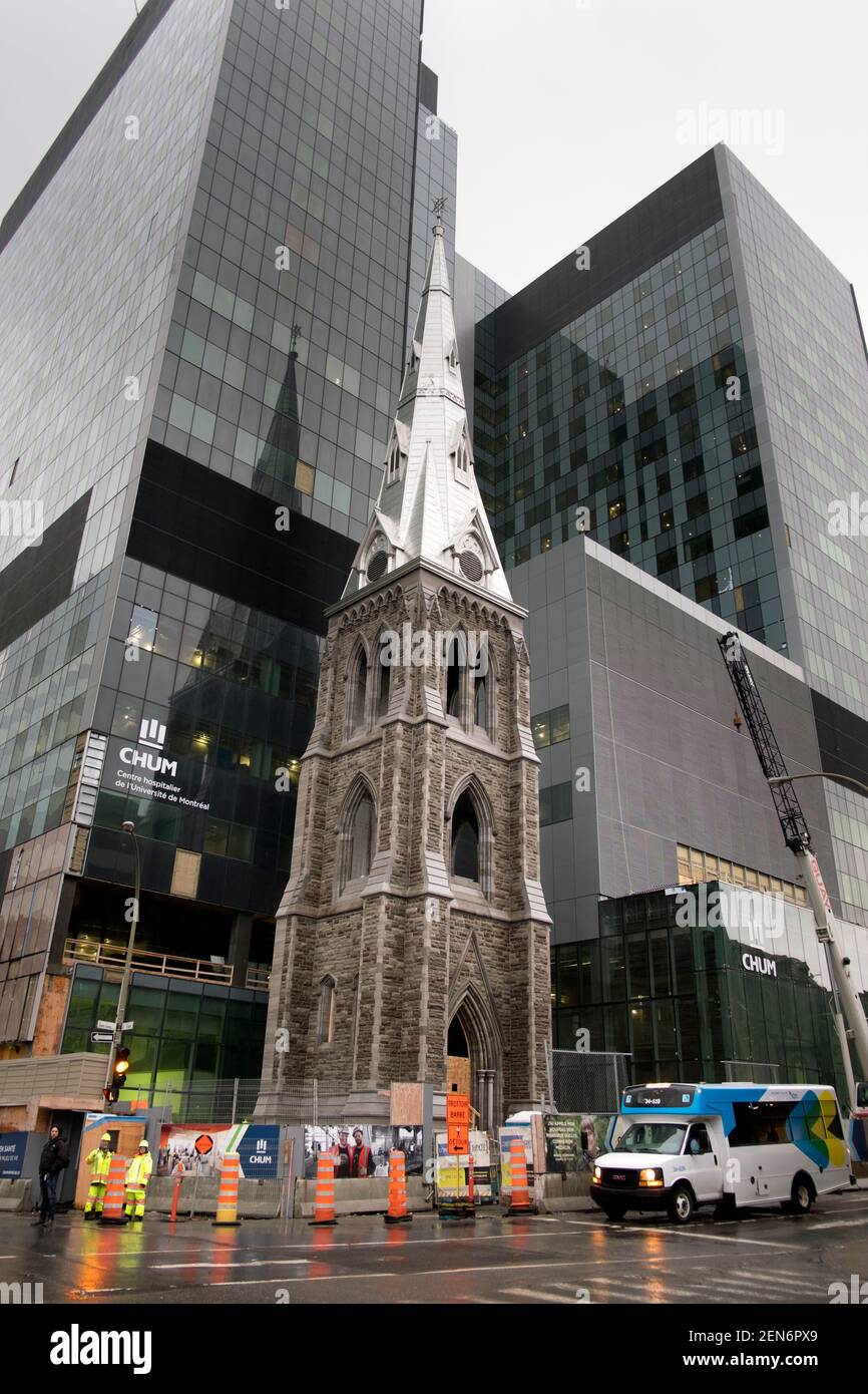 Downtown Montreal modern buildings Stock Photo - Alamy