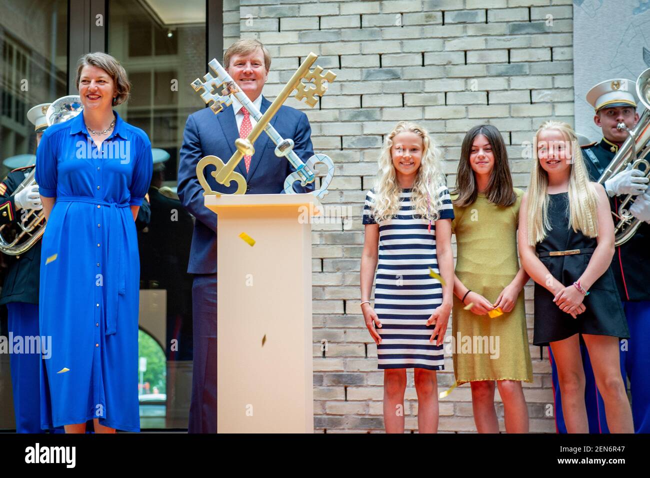Dutch King Willem-Alexander attends the opening of the renewed museum ...