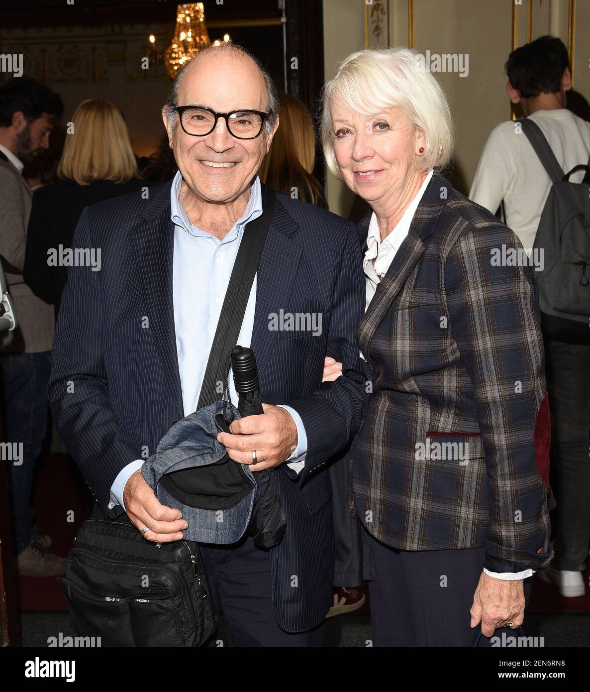 David Suchet and Sheila Ferris at the Bitter Wheat Press Night at the ...