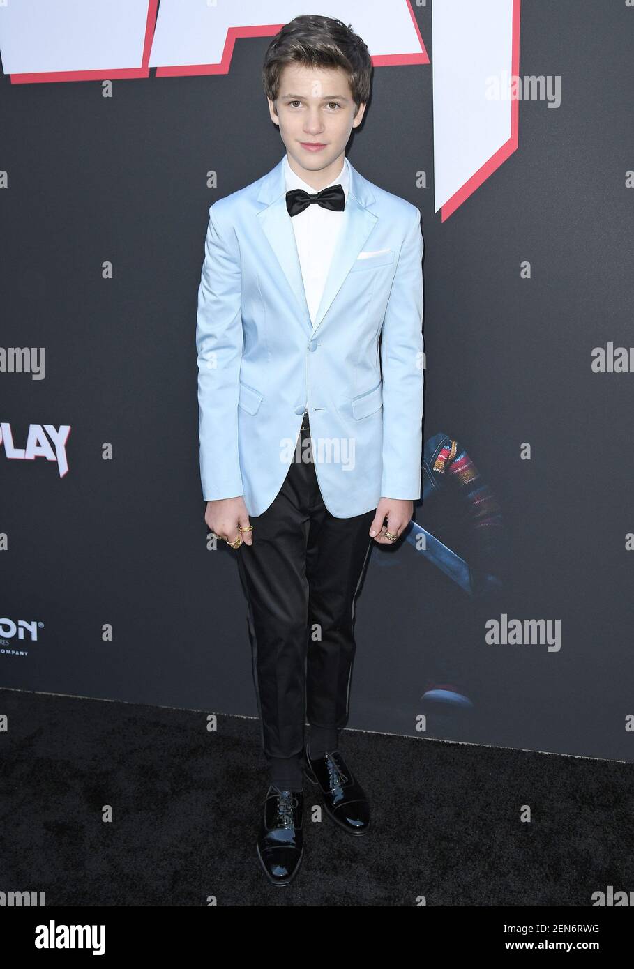 Gabriel Bateman arrives at the CHILD'S PLAY World Premiere held at the ...