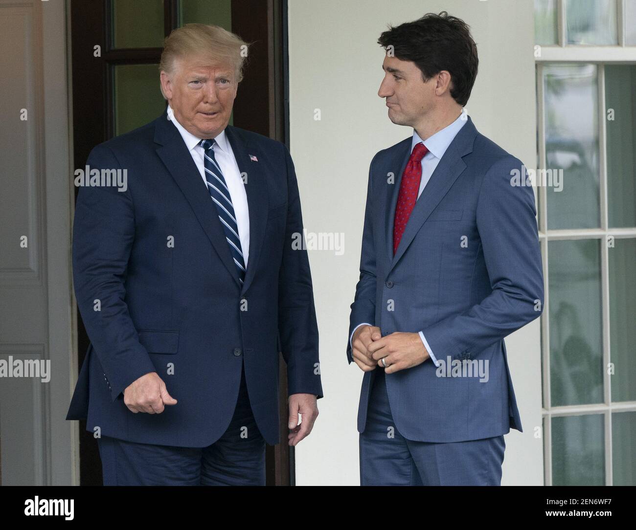 Pierre trudeau and justin trudeau hi-res stock photography and images ...