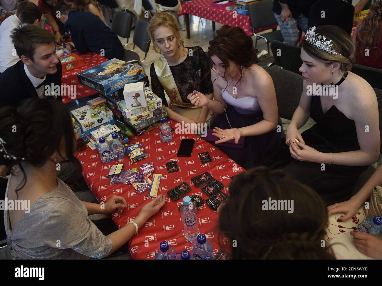 Prom "School Graduate-2019" in the State Kremlin Palace. June 20, 2019 ...