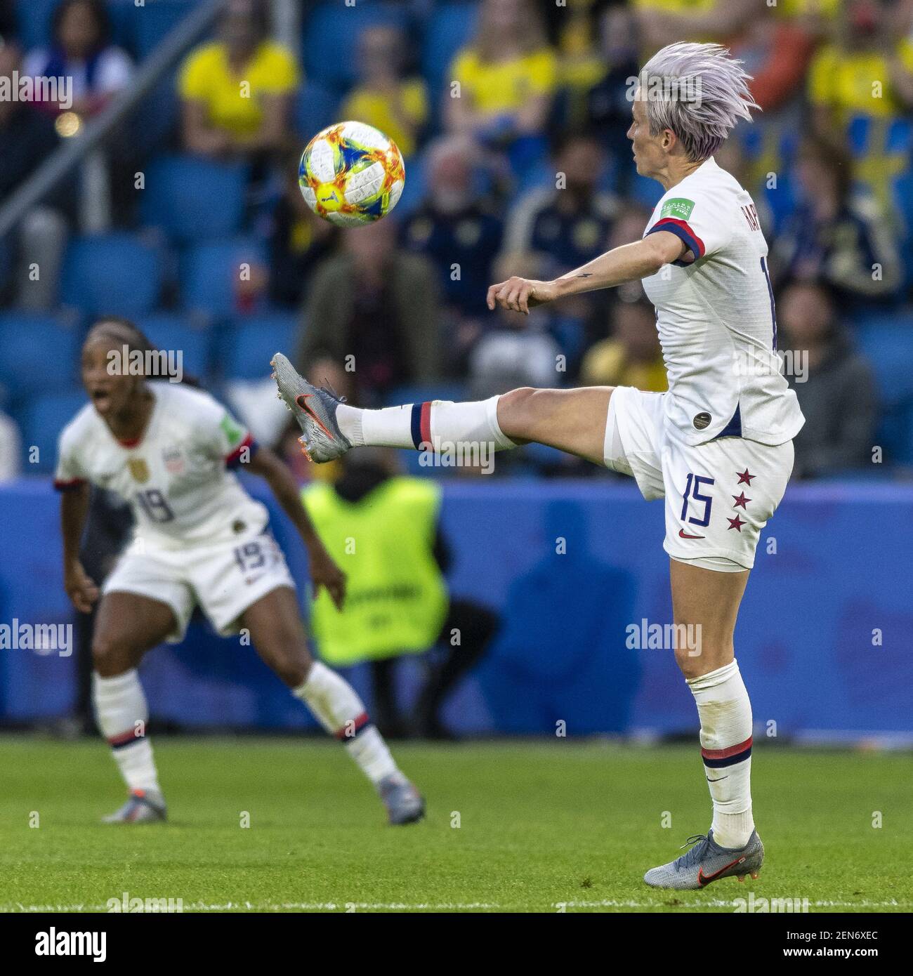 LE HAVRE, SM - 20.06.2019: USA VS SWEDEN - Megan Rapinoe from the ...