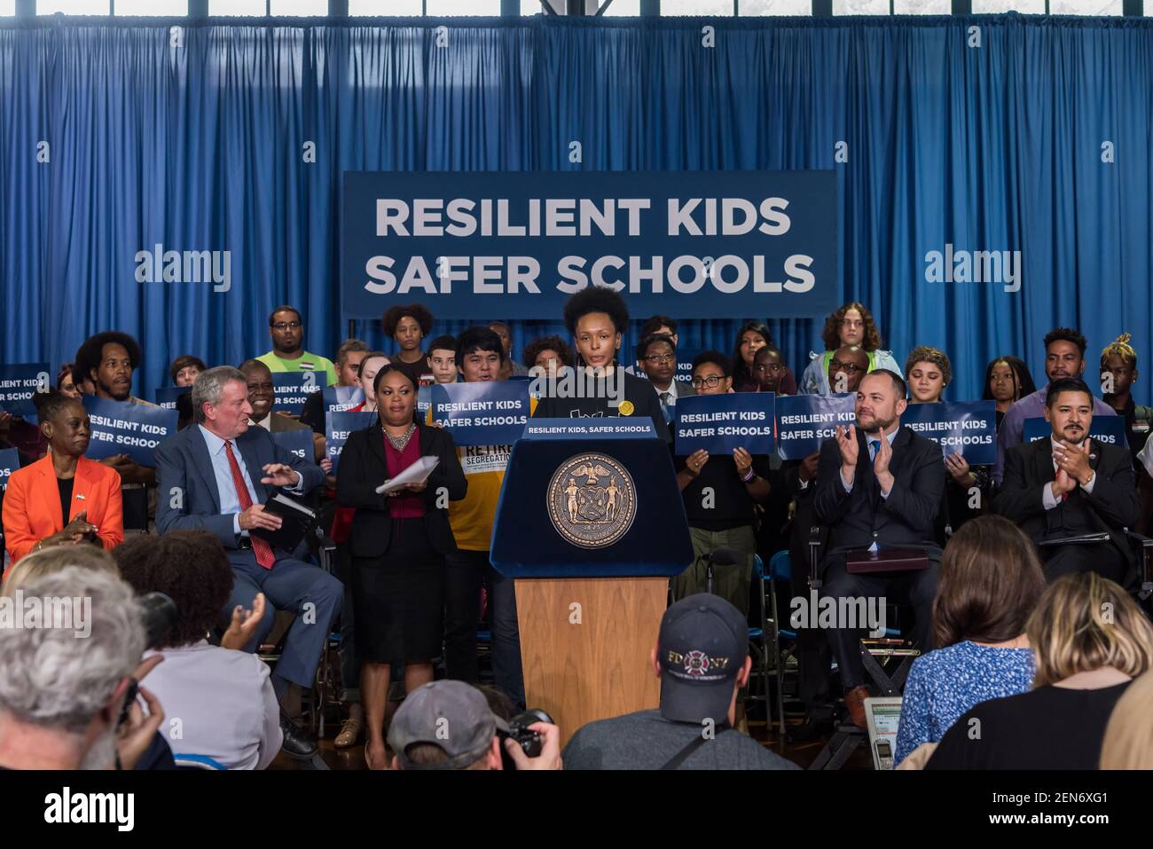 At a press conference on Thursday, June 20, 2019, at Explore Exceed ...