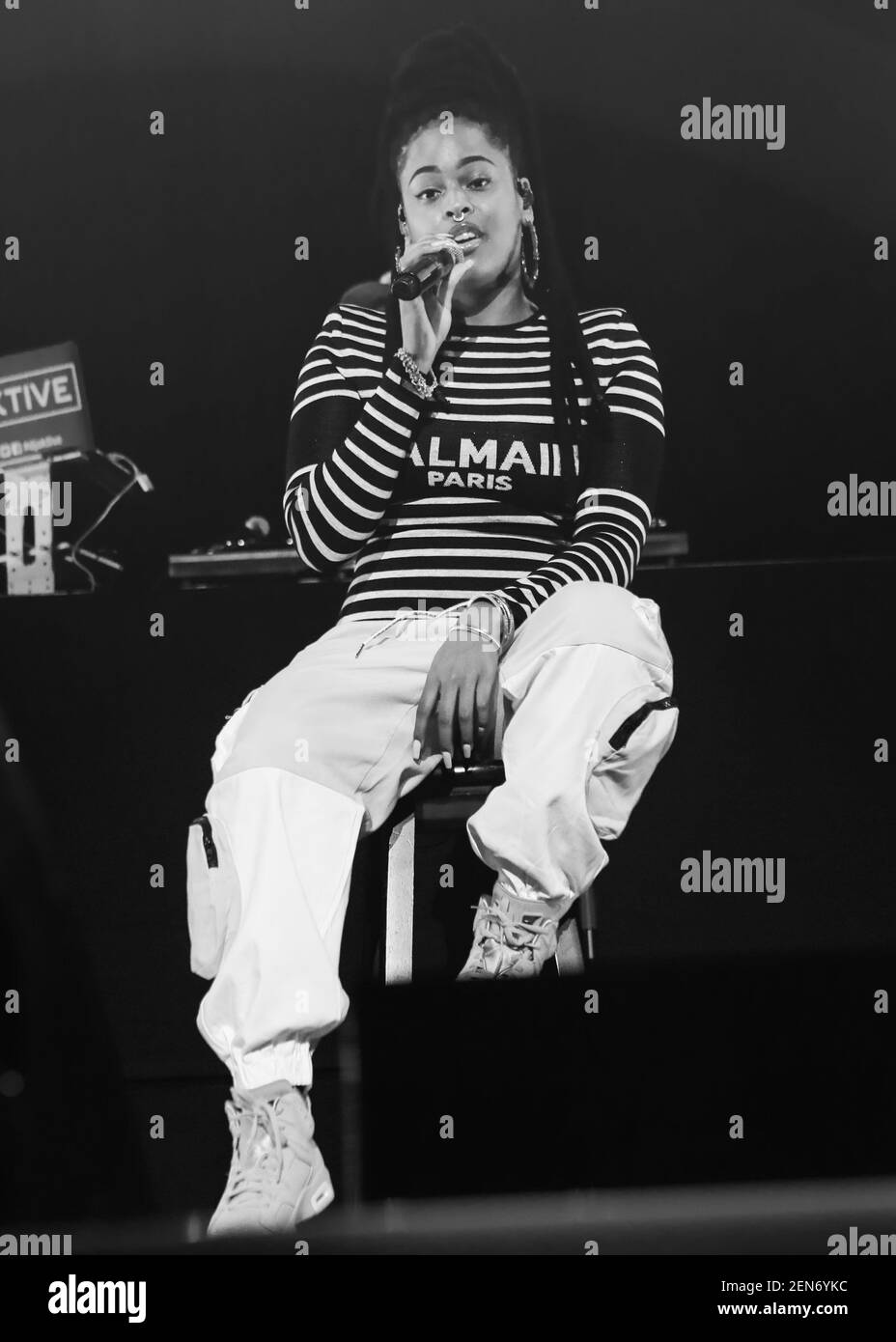 LOS ANGELES, CALIFORNIA, USA - JUNE 20: Singer Bri Steves performs on ...