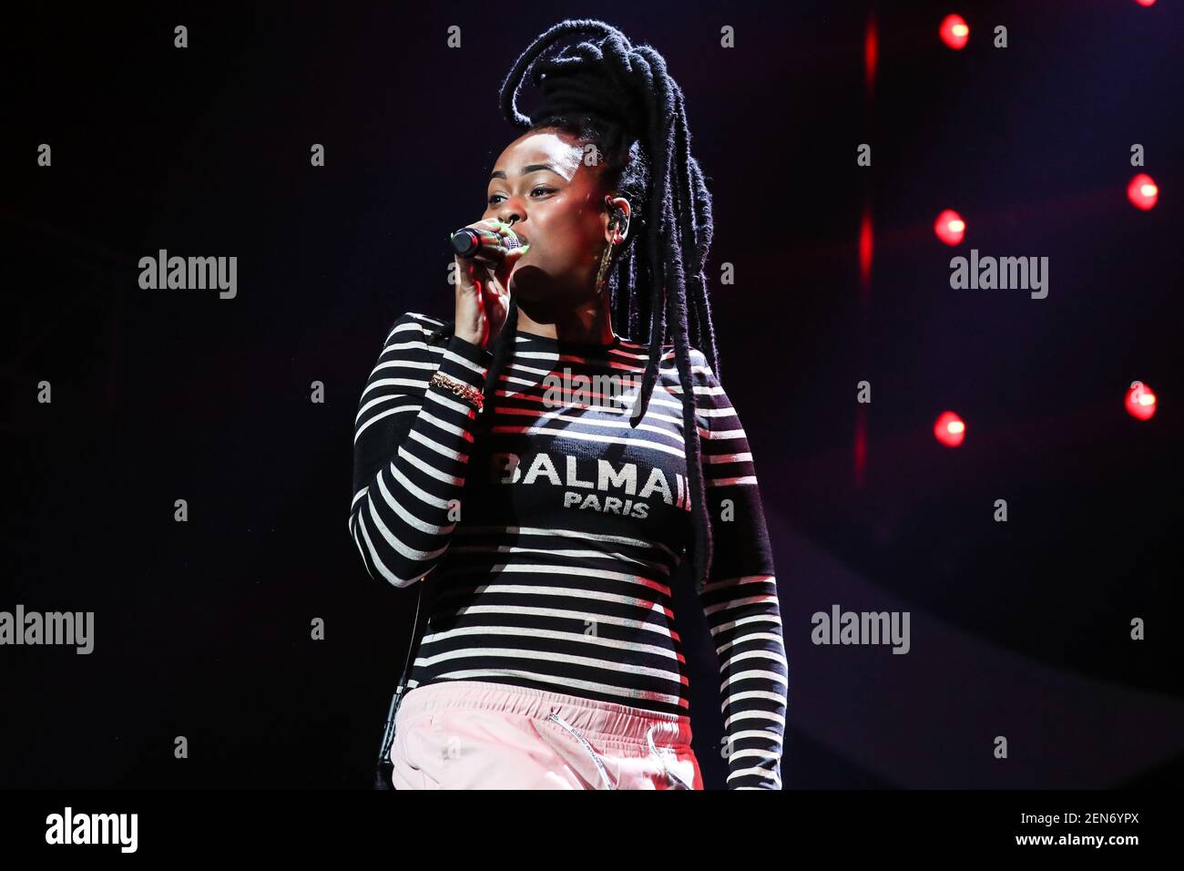 LOS ANGELES, CALIFORNIA, USA - JUNE 20: Singer Bri Steves performs on ...