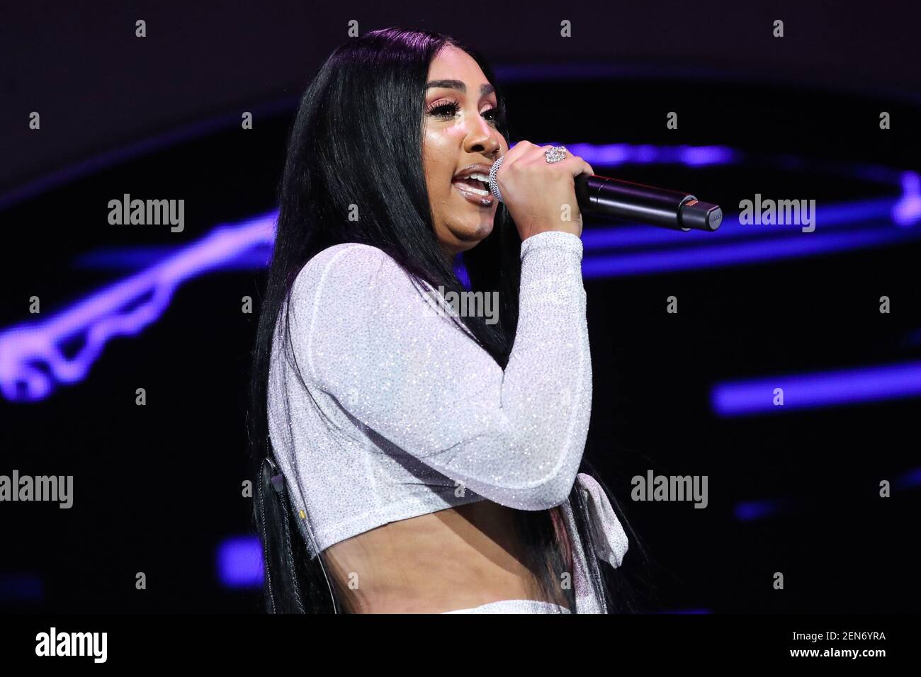 LOS ANGELES, CALIFORNIA, USA - JUNE 20: Singer Queen Naija performs on ...