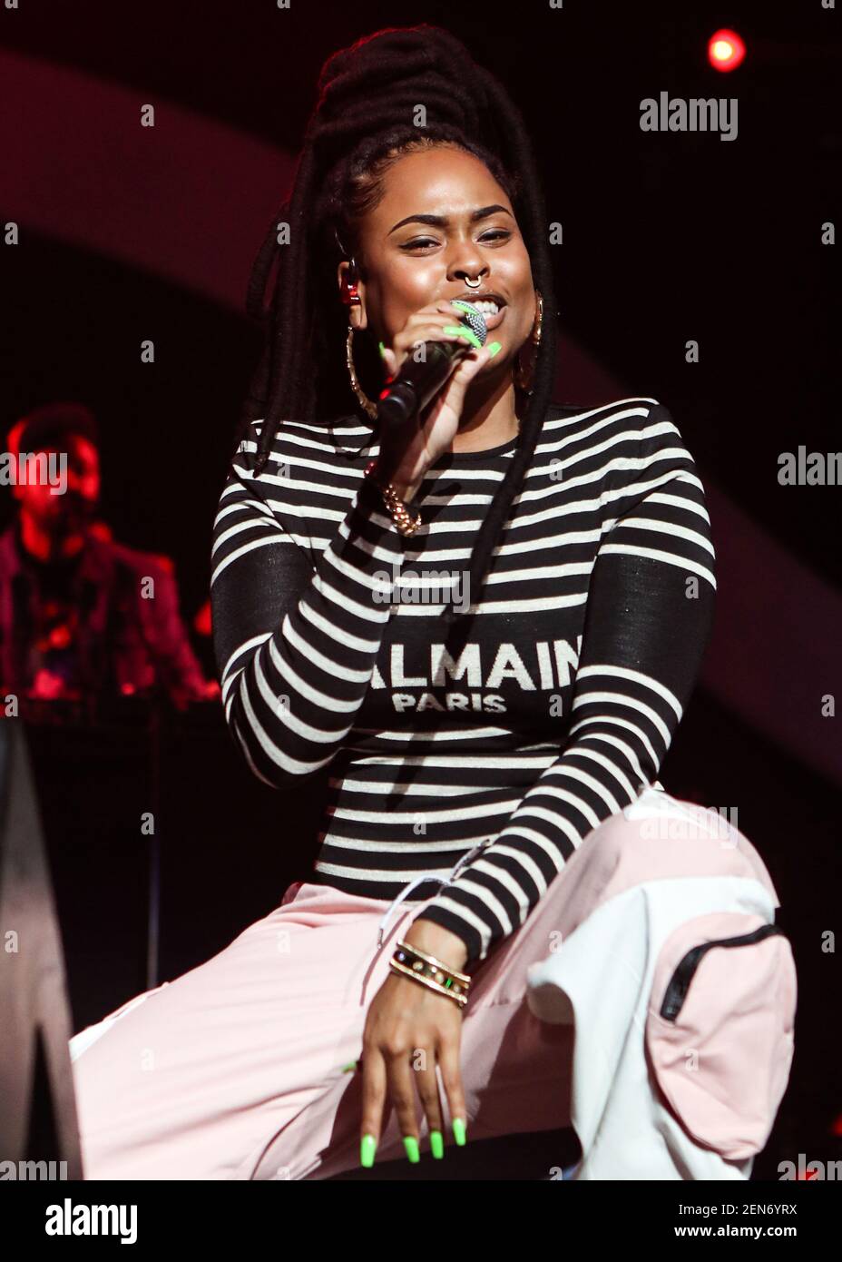 LOS ANGELES, CALIFORNIA, USA - JUNE 20: Singer Bri Steves performs on ...