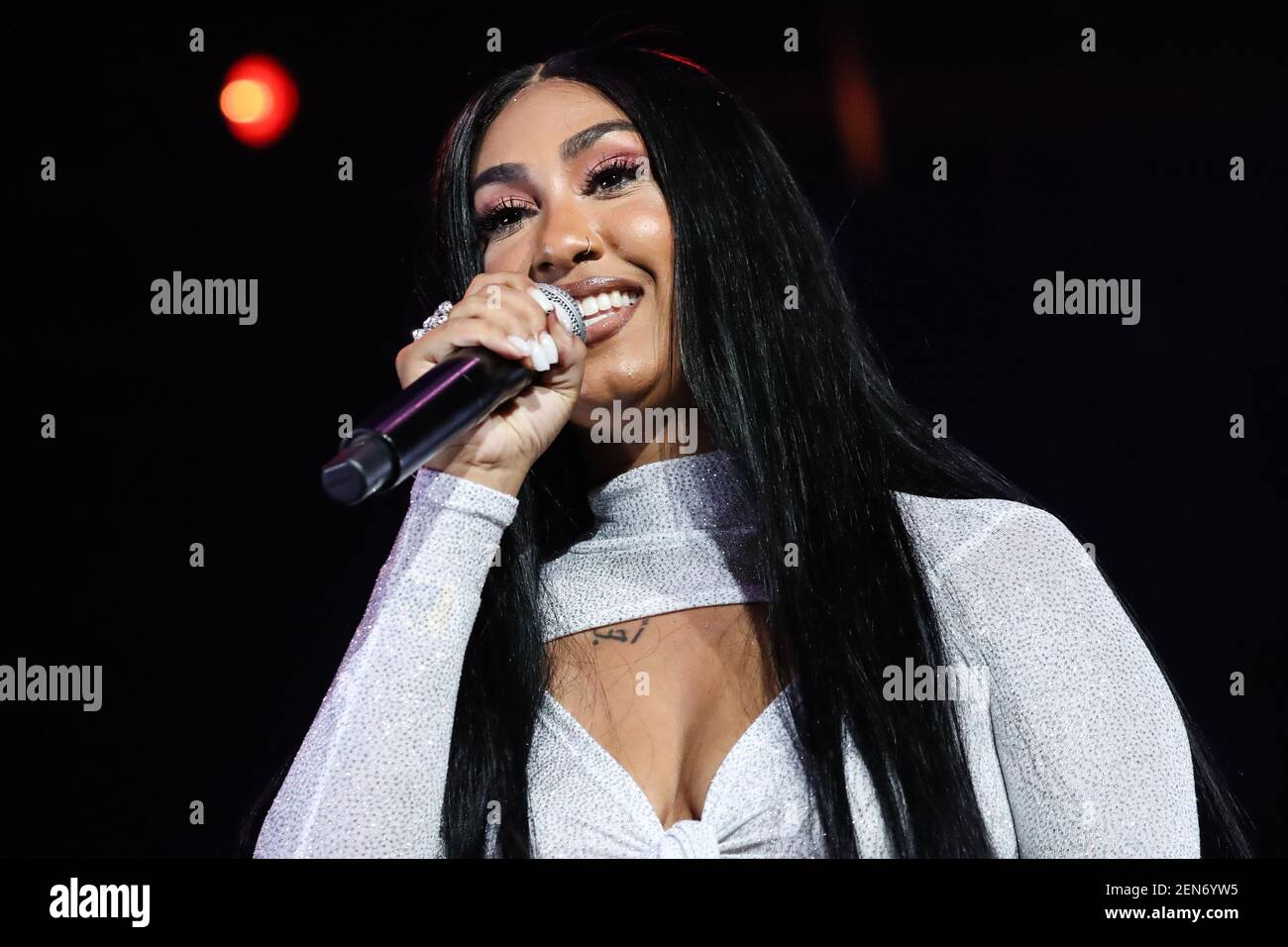 LOS ANGELES, CALIFORNIA, USA - JUNE 20: Singer Queen Naija performs on ...