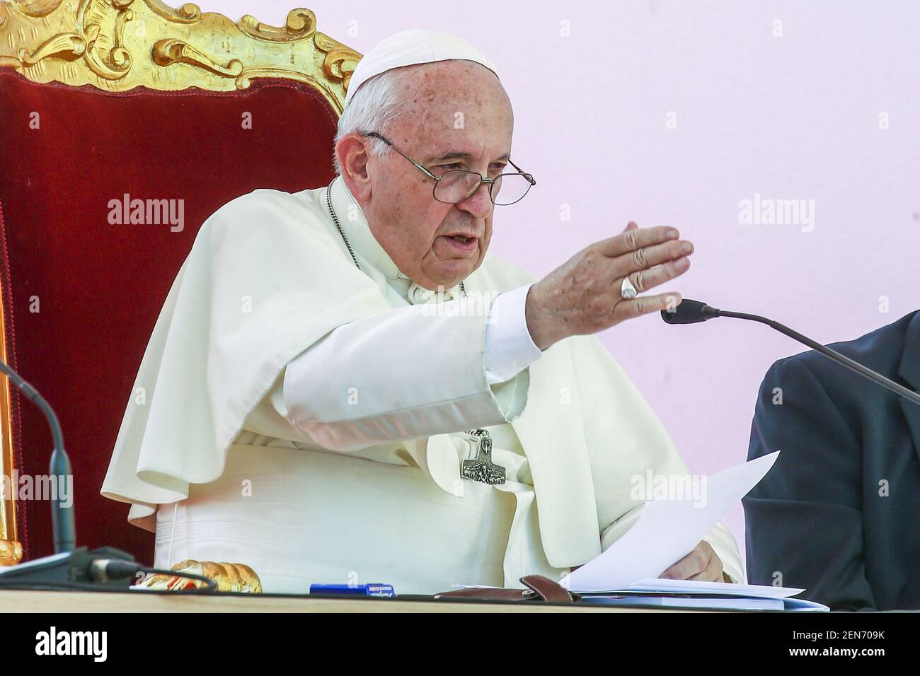 Pope Francis attends a congress titled "Theology after Veritatis ...