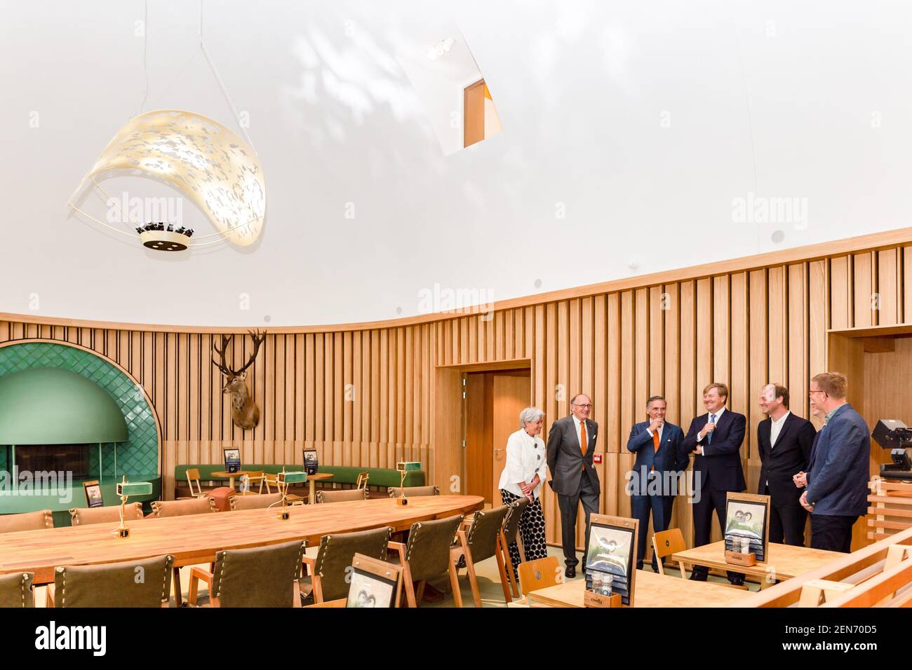 King Willem Alexander opens a new Park Pavilion at De Hoge Veluwe ...