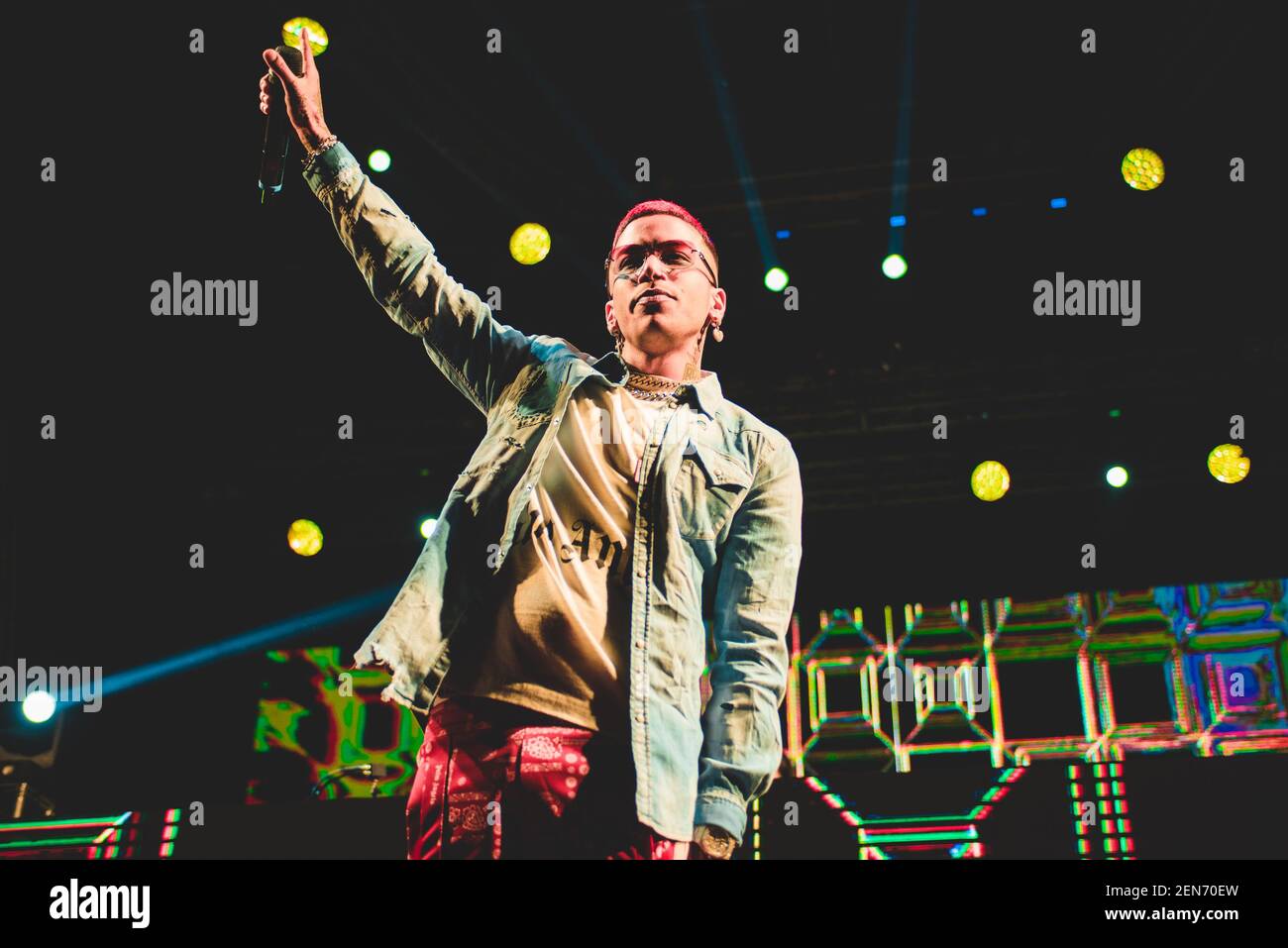 The Italian trapper Sfera Ebbasta, real name Gionata Boschetti ...