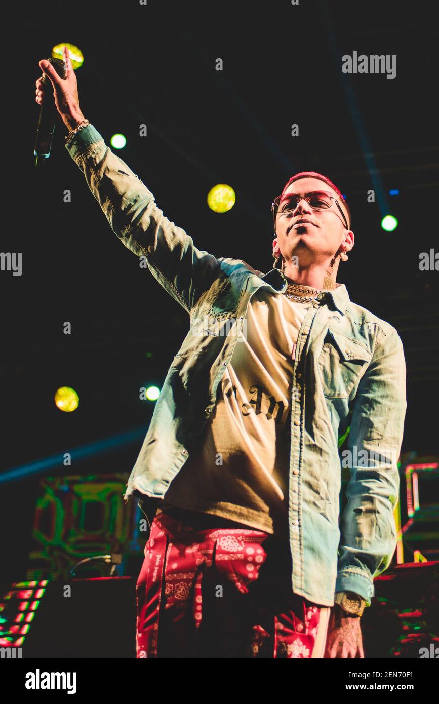 The Italian trapper Sfera Ebbasta, real name Gionata Boschetti ...