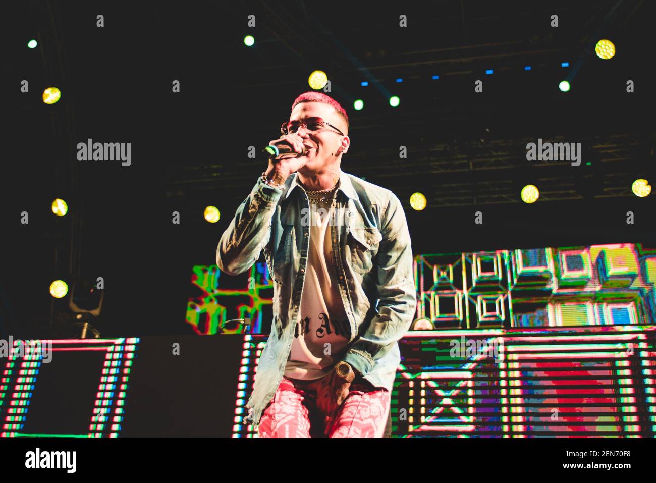 The Italian trapper Sfera Ebbasta, real name Gionata Boschetti ...