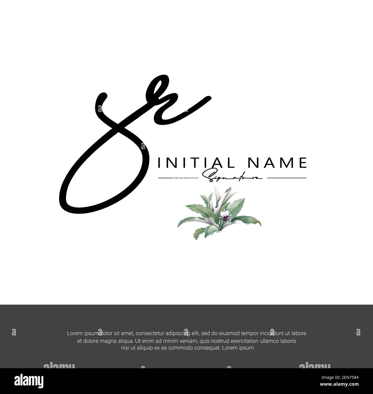 Initial letter sr Stock Vector Images - Alamy