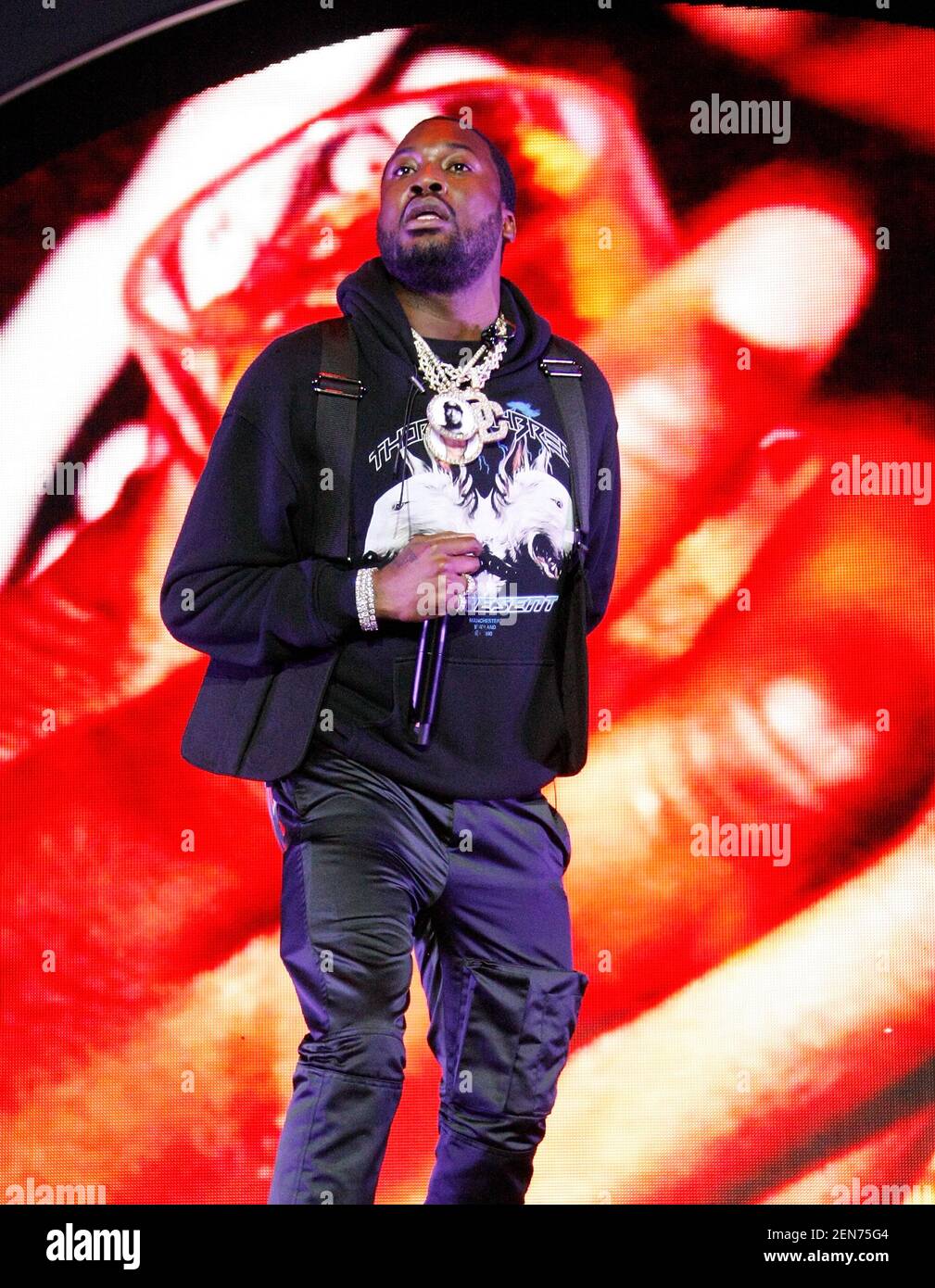 LOS ANGELES, CALIFORNIA - JUNE 21: Meek Mill performs onstage at the ...