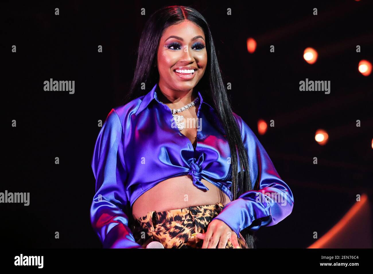 LOS ANGELES, CALIFORNIA, USA - JUNE 22: Rapper Yung Miami of City Girls ...