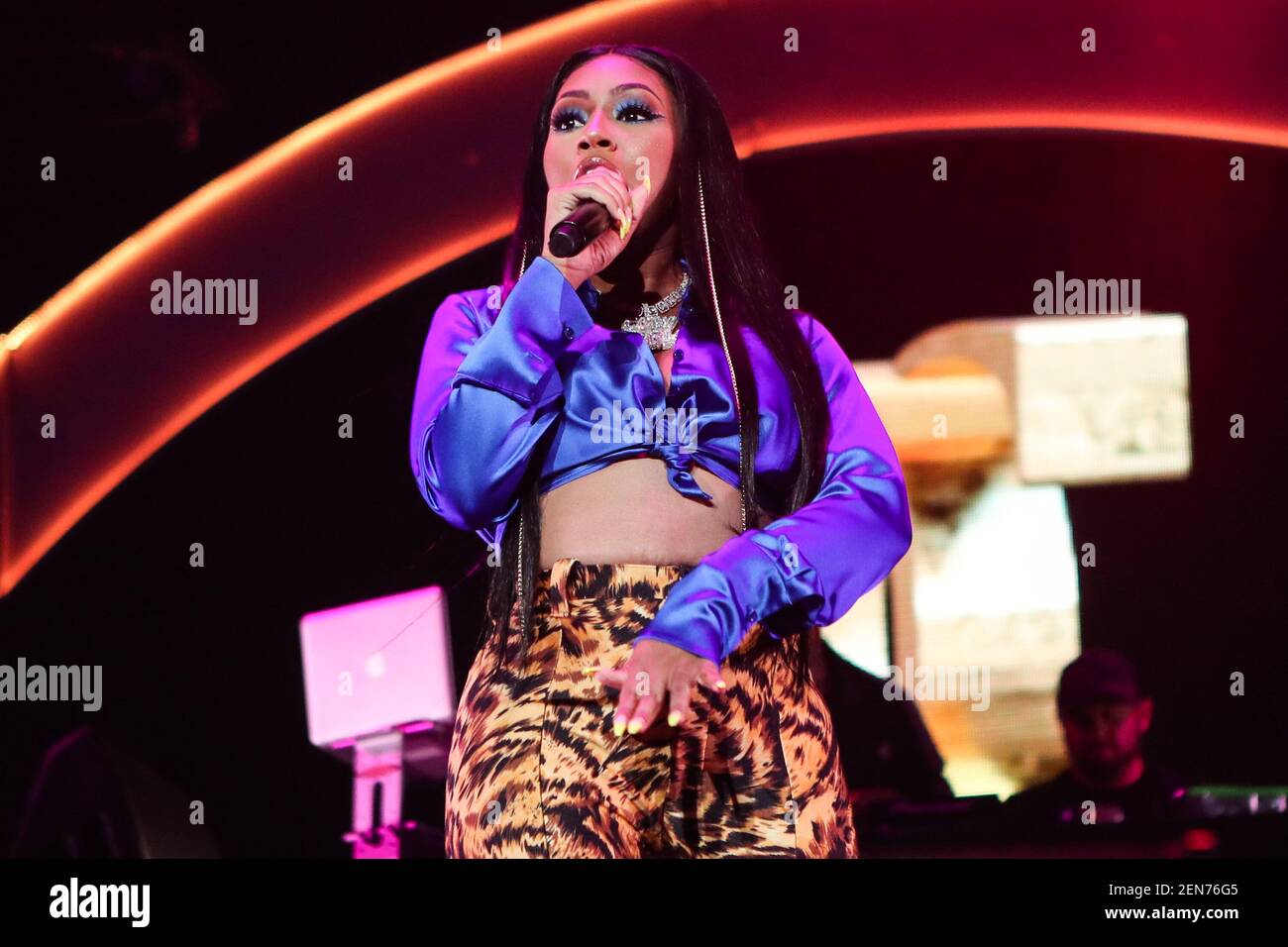 LOS ANGELES, CALIFORNIA, USA - JUNE 22: Rapper Yung Miami of City Girls ...