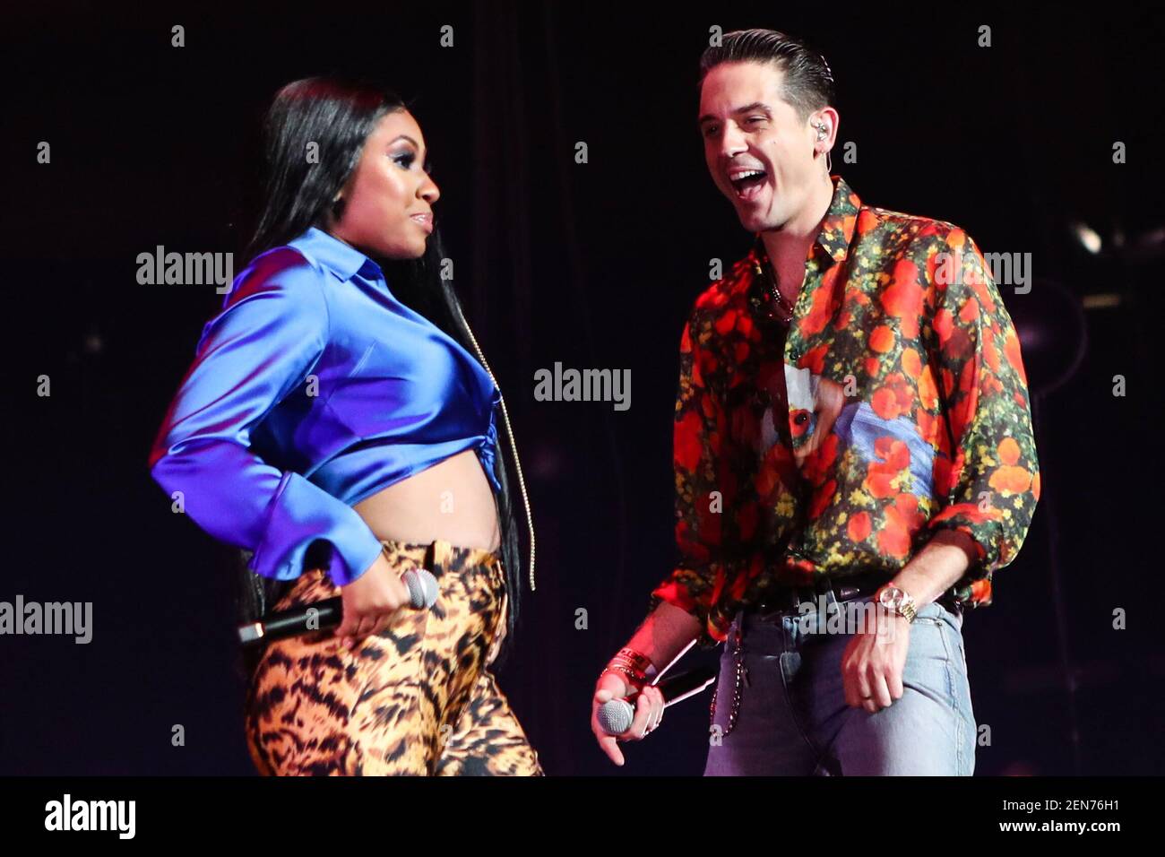 LOS ANGELES, CALIFORNIA, USA - JUNE 22: Rappers Yung Miami of City ...