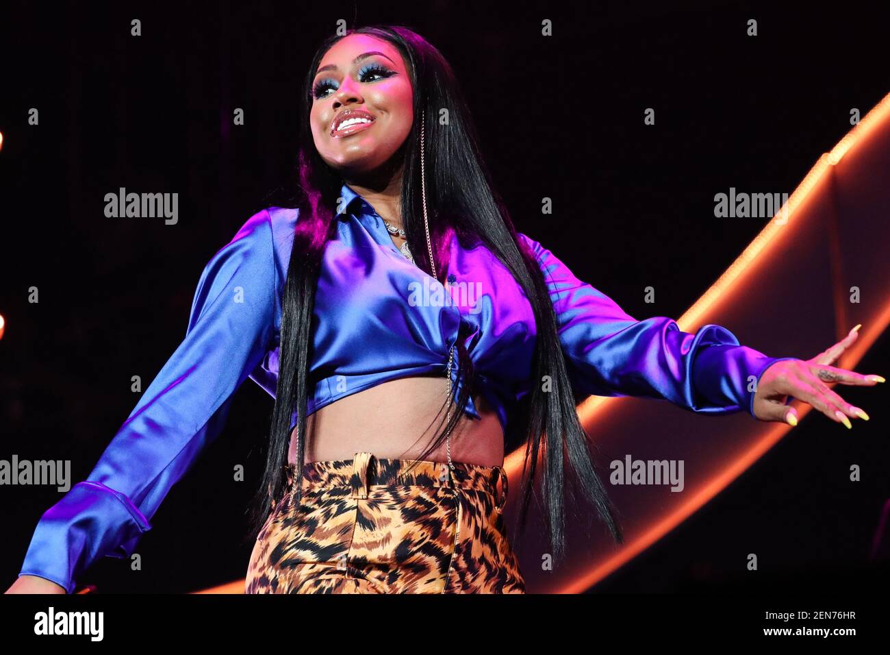 Los Angeles California Usa June 22 Rapper Yung Miami Of City Girls