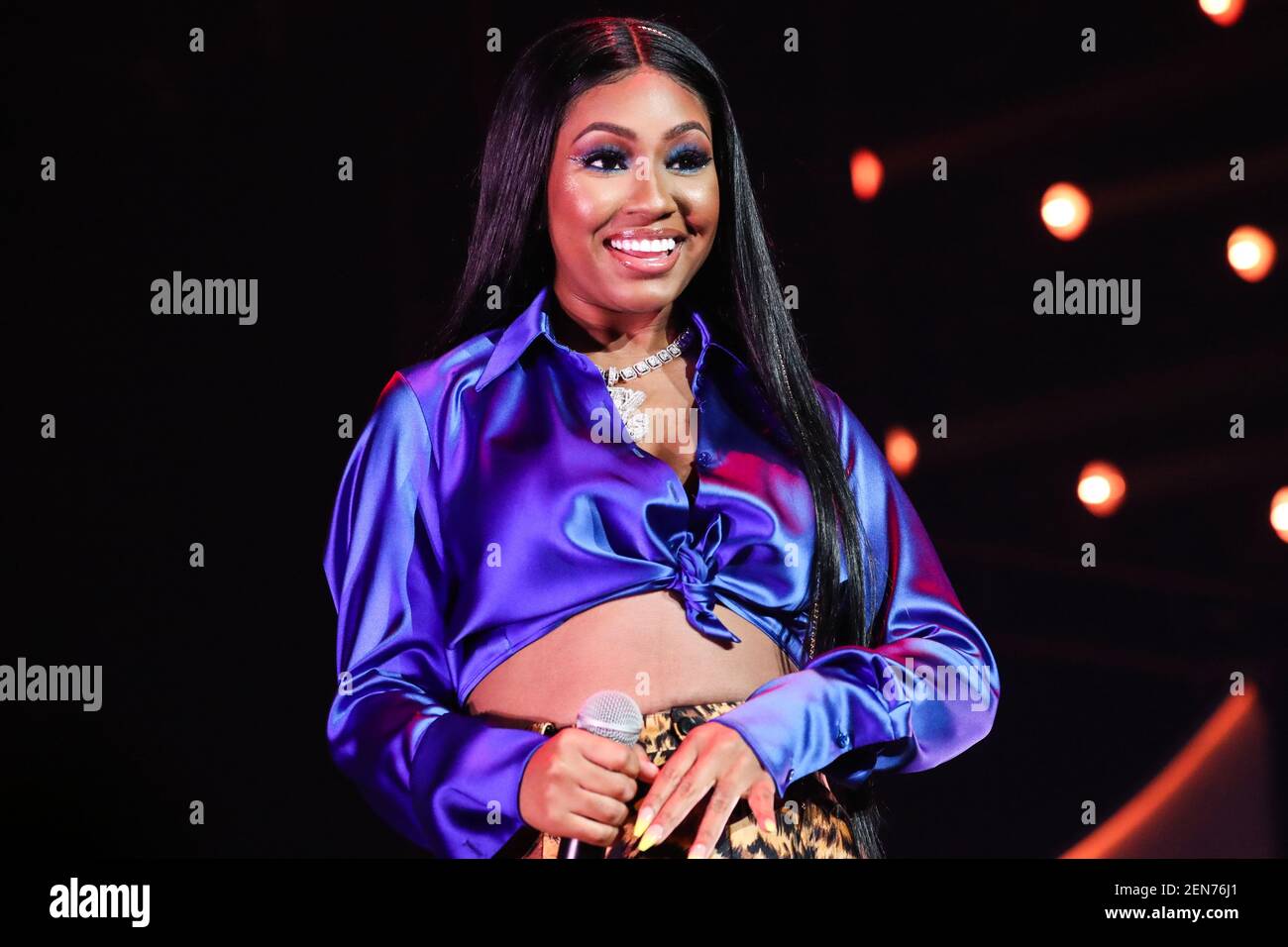 Los Angeles California Usa June 22 Rapper Yung Miami Of City Girls