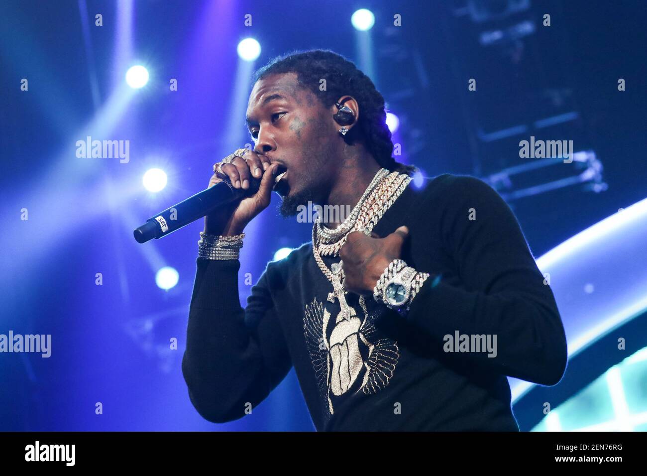 LOS ANGELES, CALIFORNIA, USA - JUNE 22: Rapper Offset of Migos performs ...