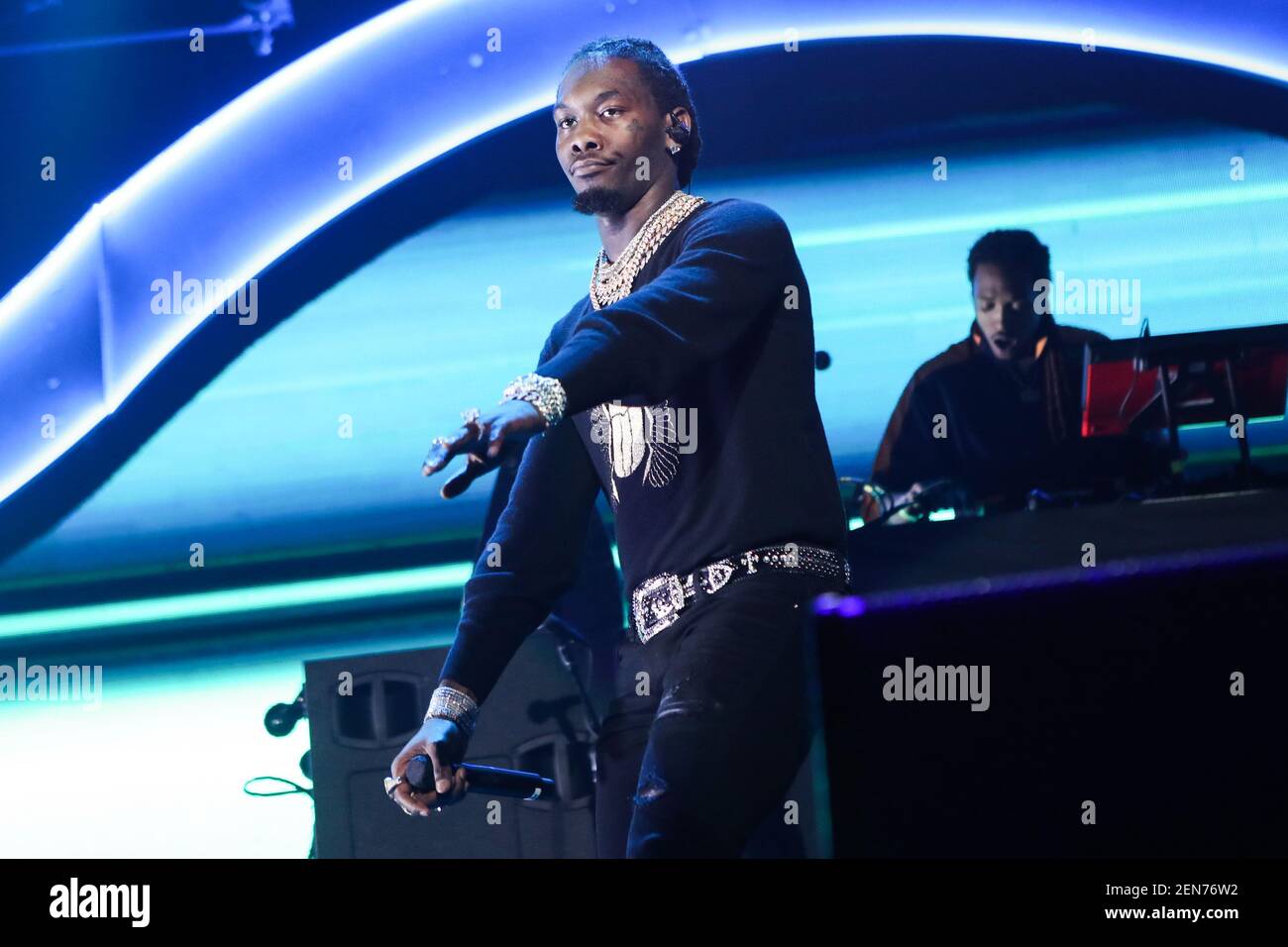 LOS ANGELES, CALIFORNIA, USA - JUNE 22: Rapper Offset of Migos performs ...