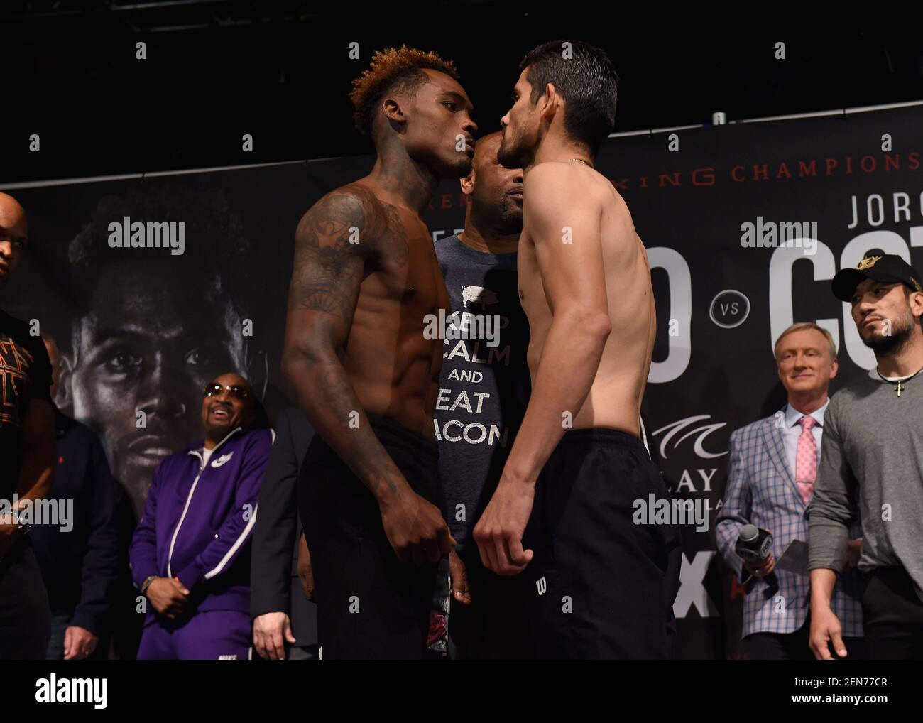 LAS VEGAS - JUNE 22: Jermell Charlo and Jorge Cota at Fox Sports "PBC ...
